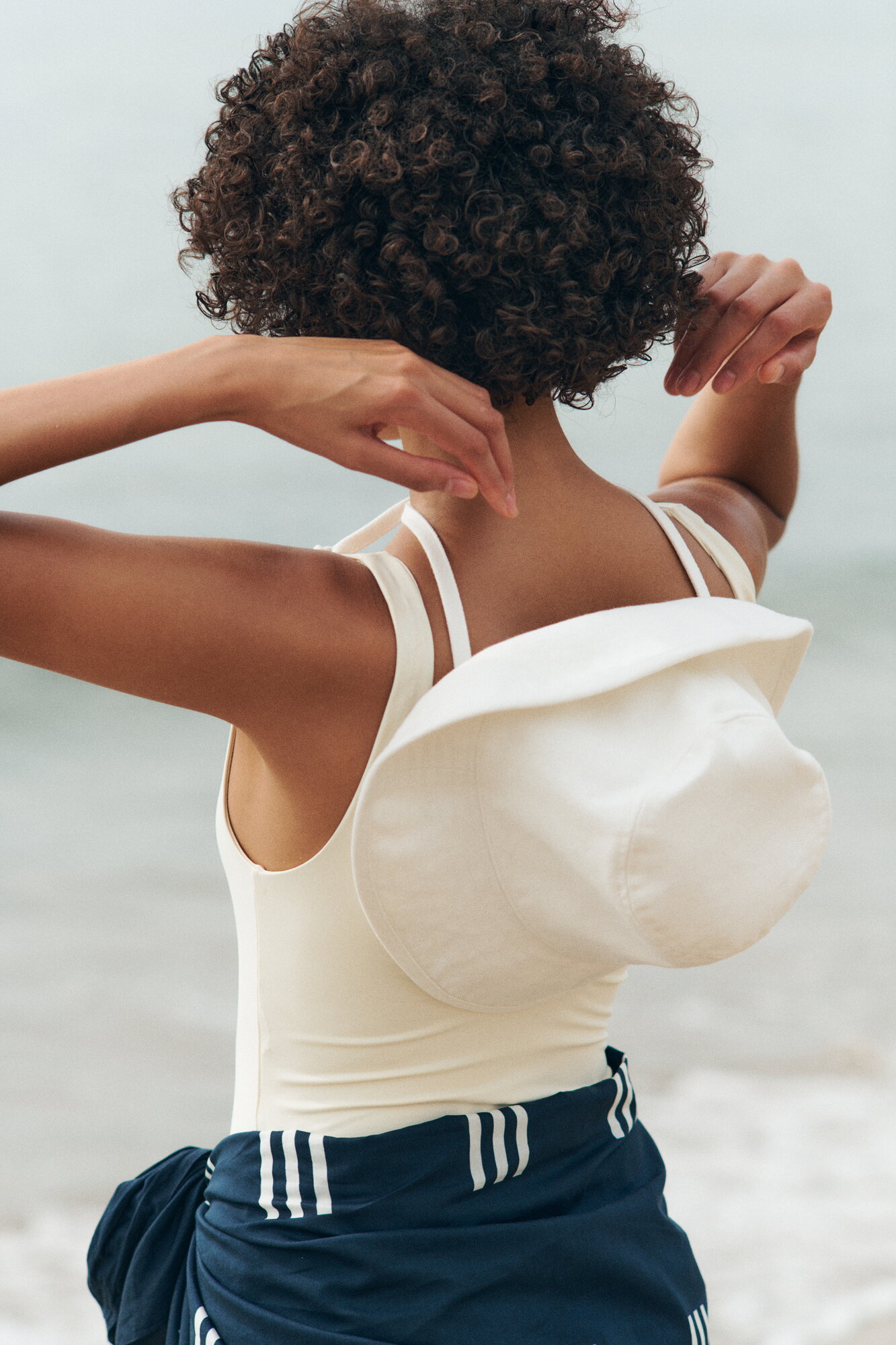 Baina Sun hat, stone | Finnish Design Shop