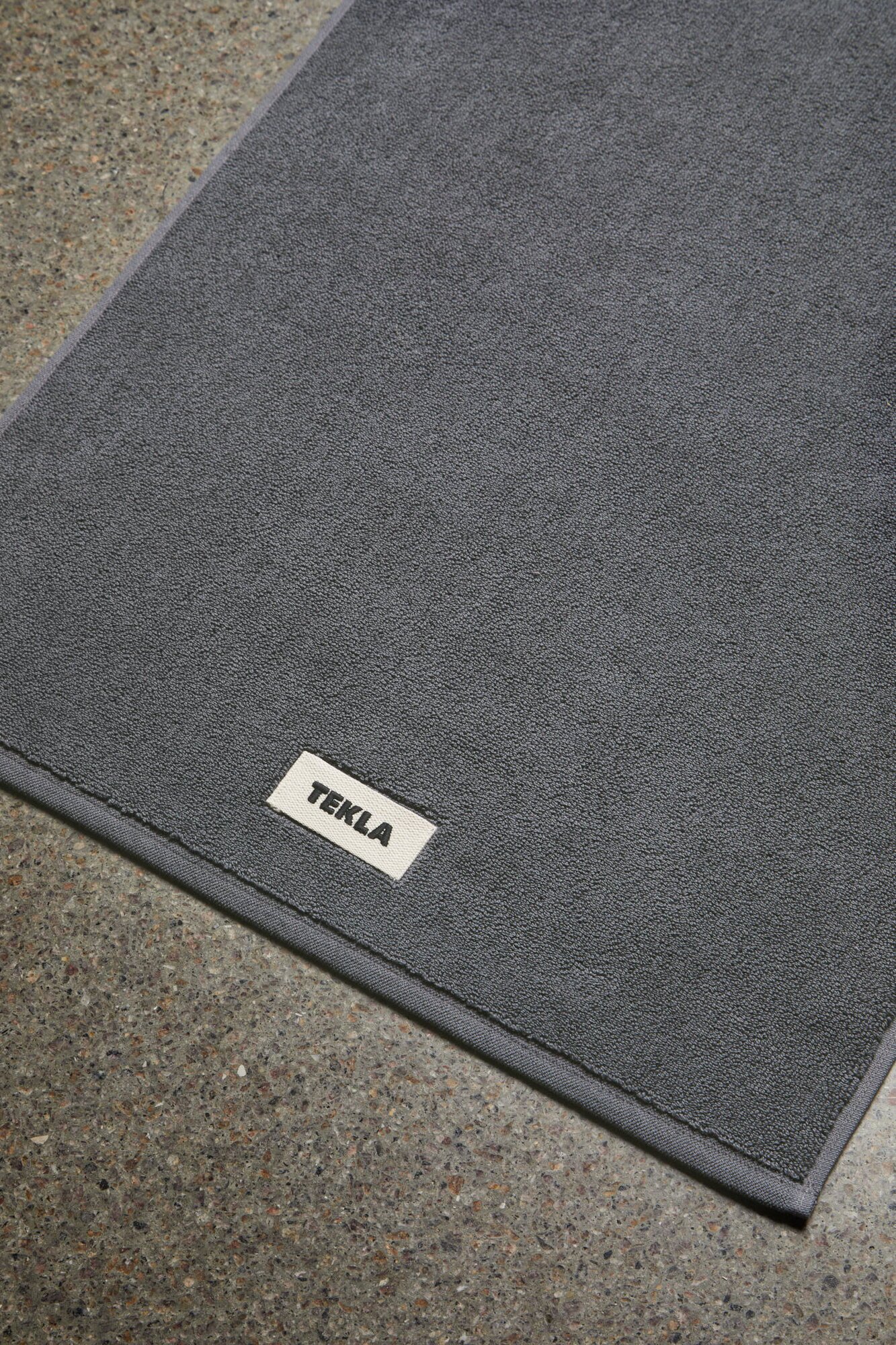 Tekla Bath mat, 70 x 50 cm, charcoal grey | Finnish Design Shop UK