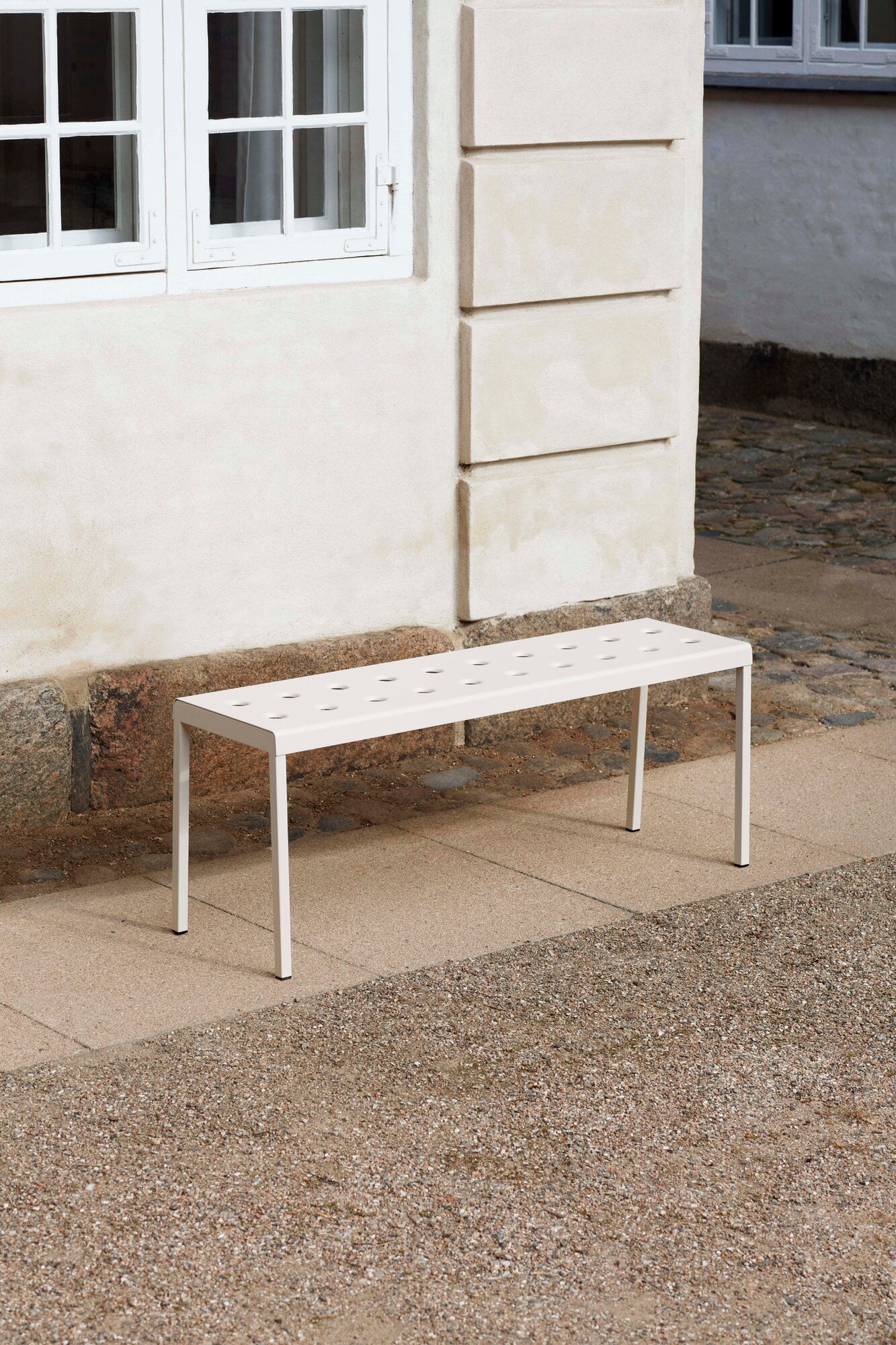 HAY Balcony bench, 119,5 cm, chalk beige | Finnish Design Shop