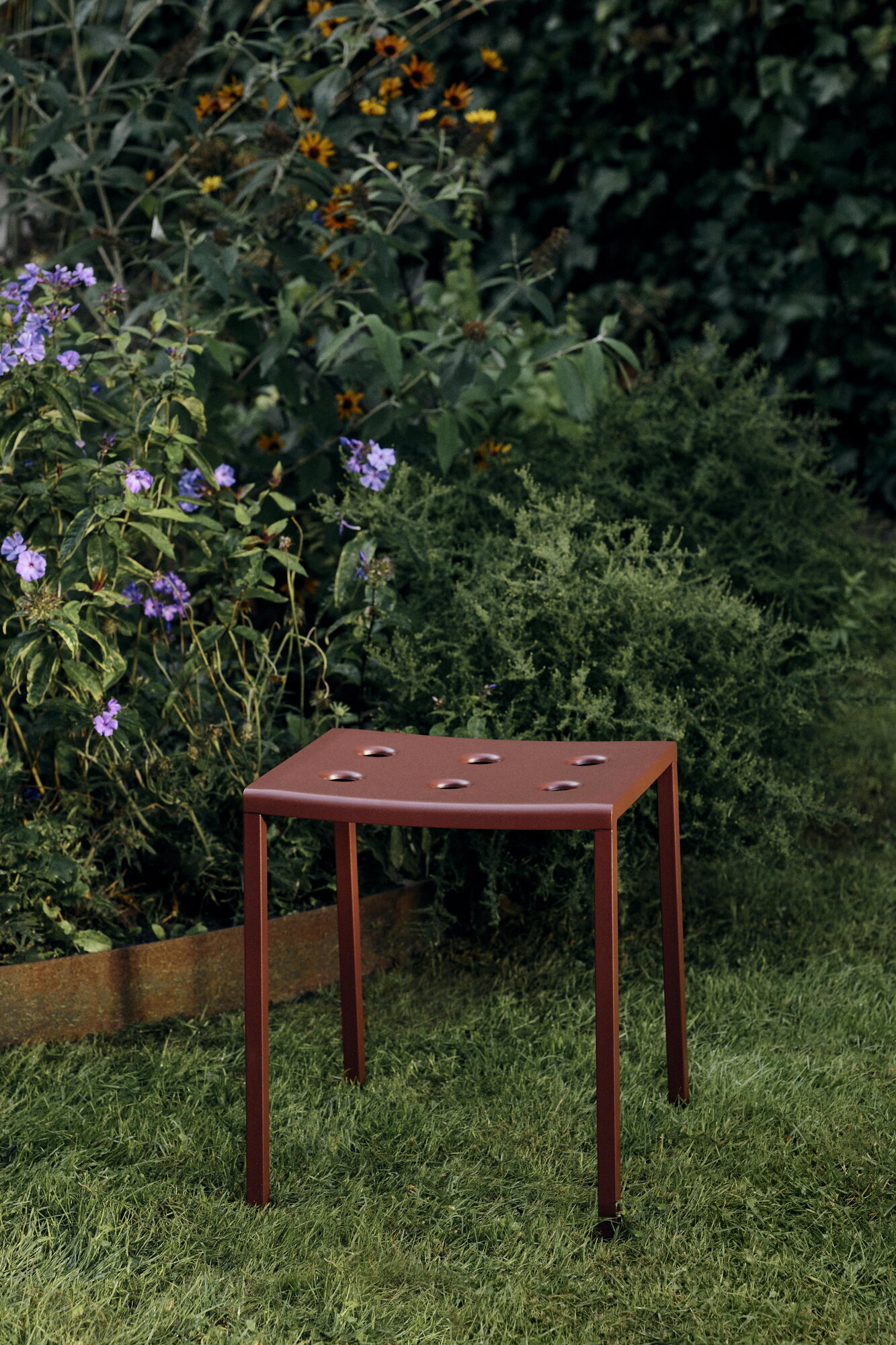 HAY Balcony stool, iron red | Finnish Design Shop