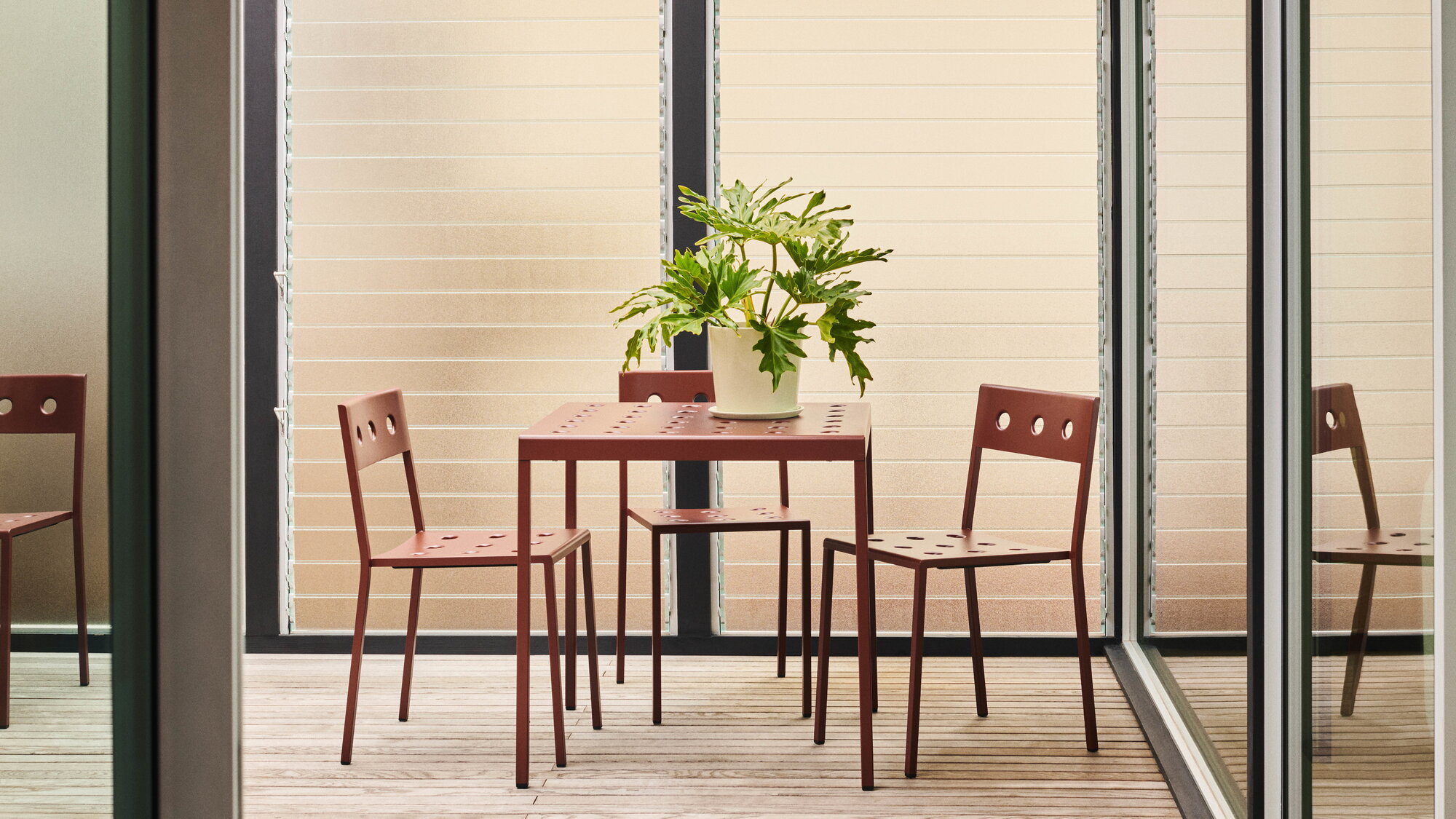 HAY Silla de balcón, rojo hierro | Finnish Design Shop