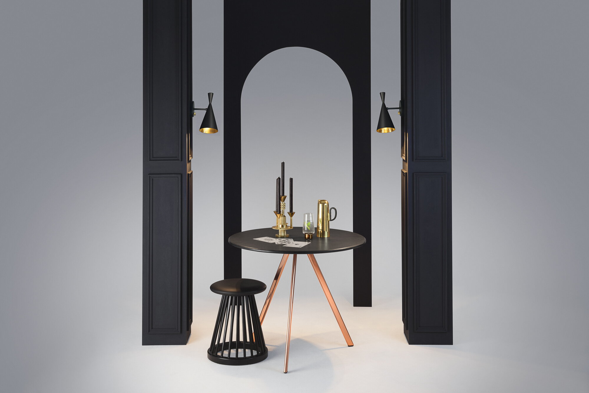 Tom Dixon Beat wall lamp, black | Finnish Design Shop