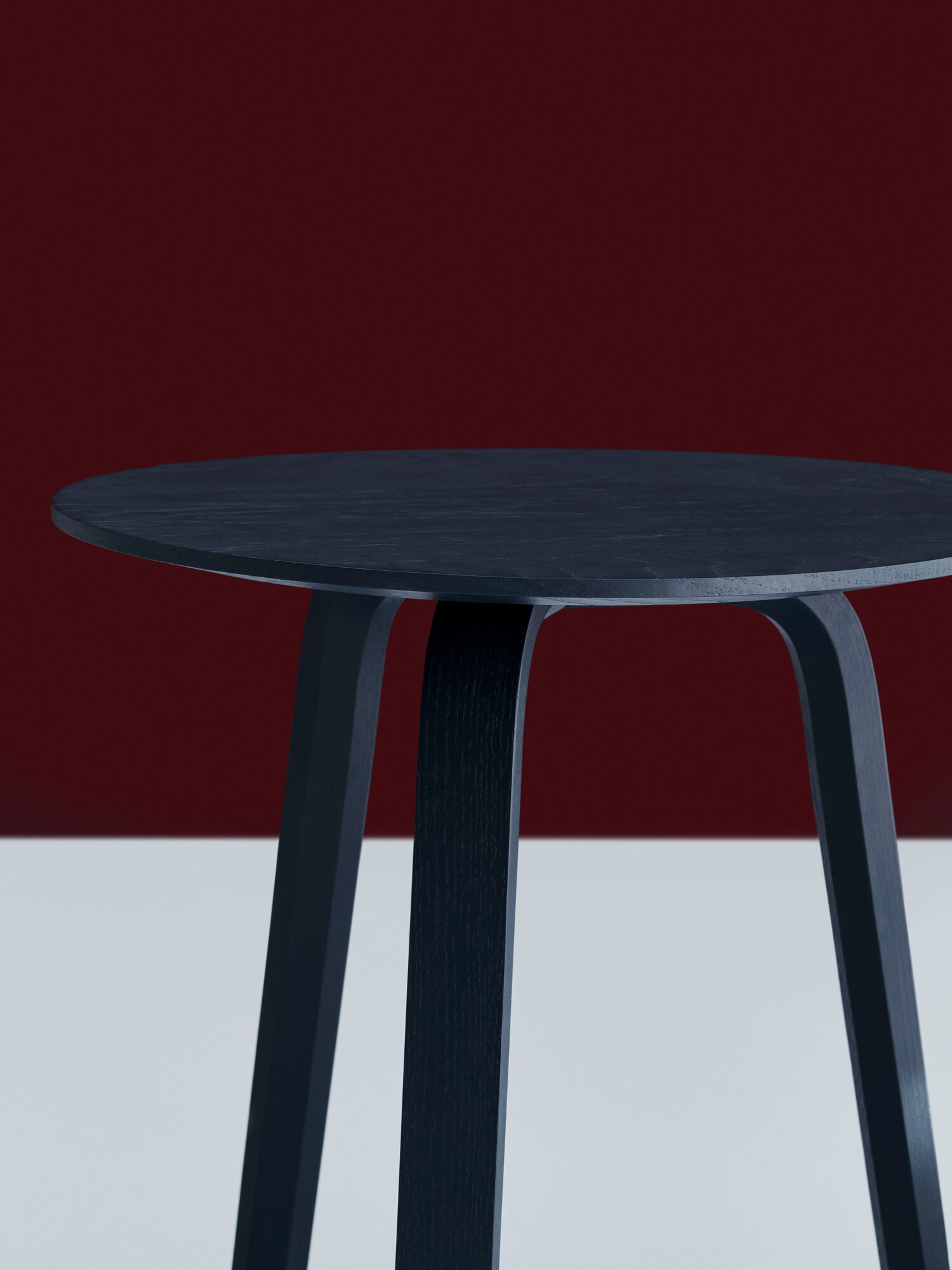 HAY Bella coffee table 45 cm, high, blue charcoal | Finnish Design Shop