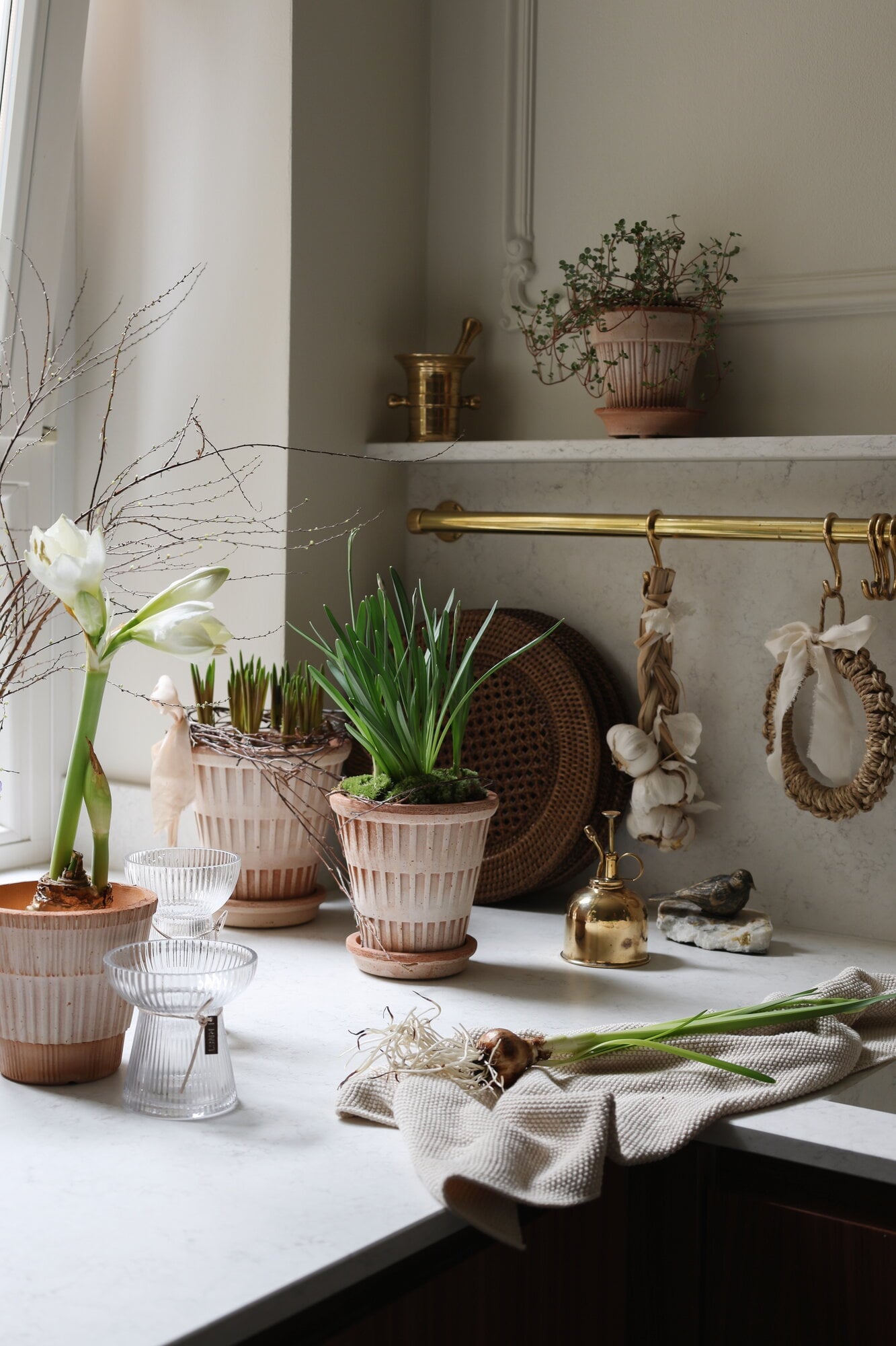 Bergs Potter Atlas flowerpot with saucer, raw rosa | Finnish Design Shop UK