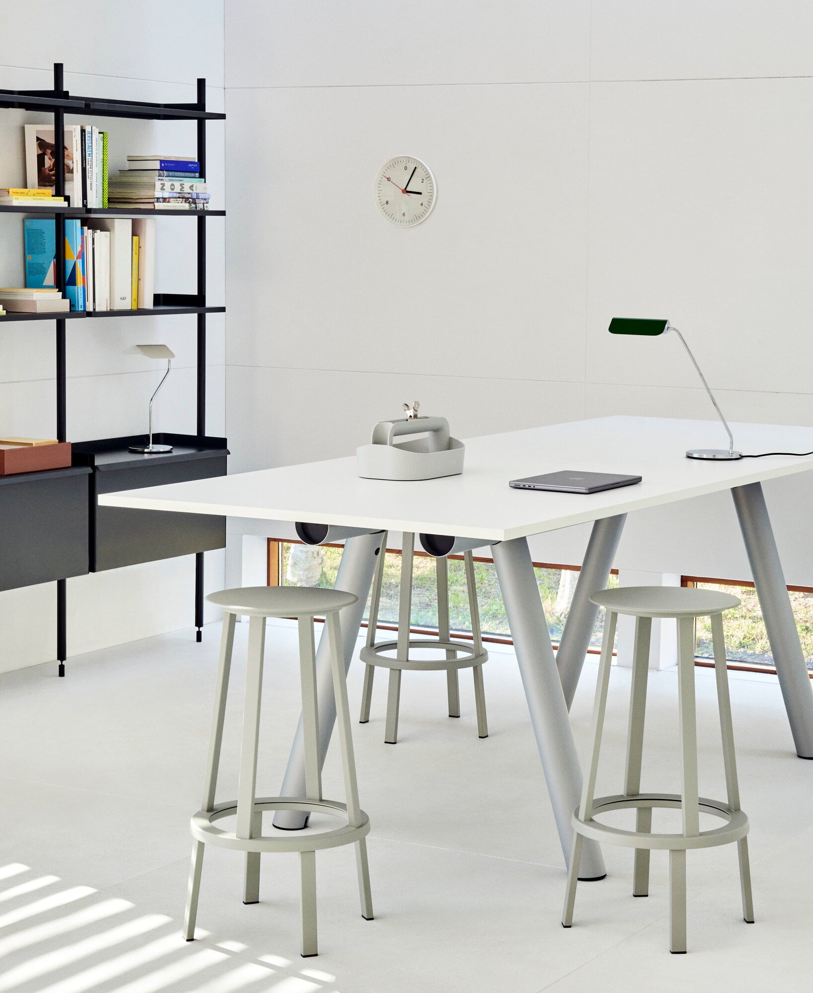 HAY Pier System 133 shelf, 3 columns, PS black | Finnish Design Shop