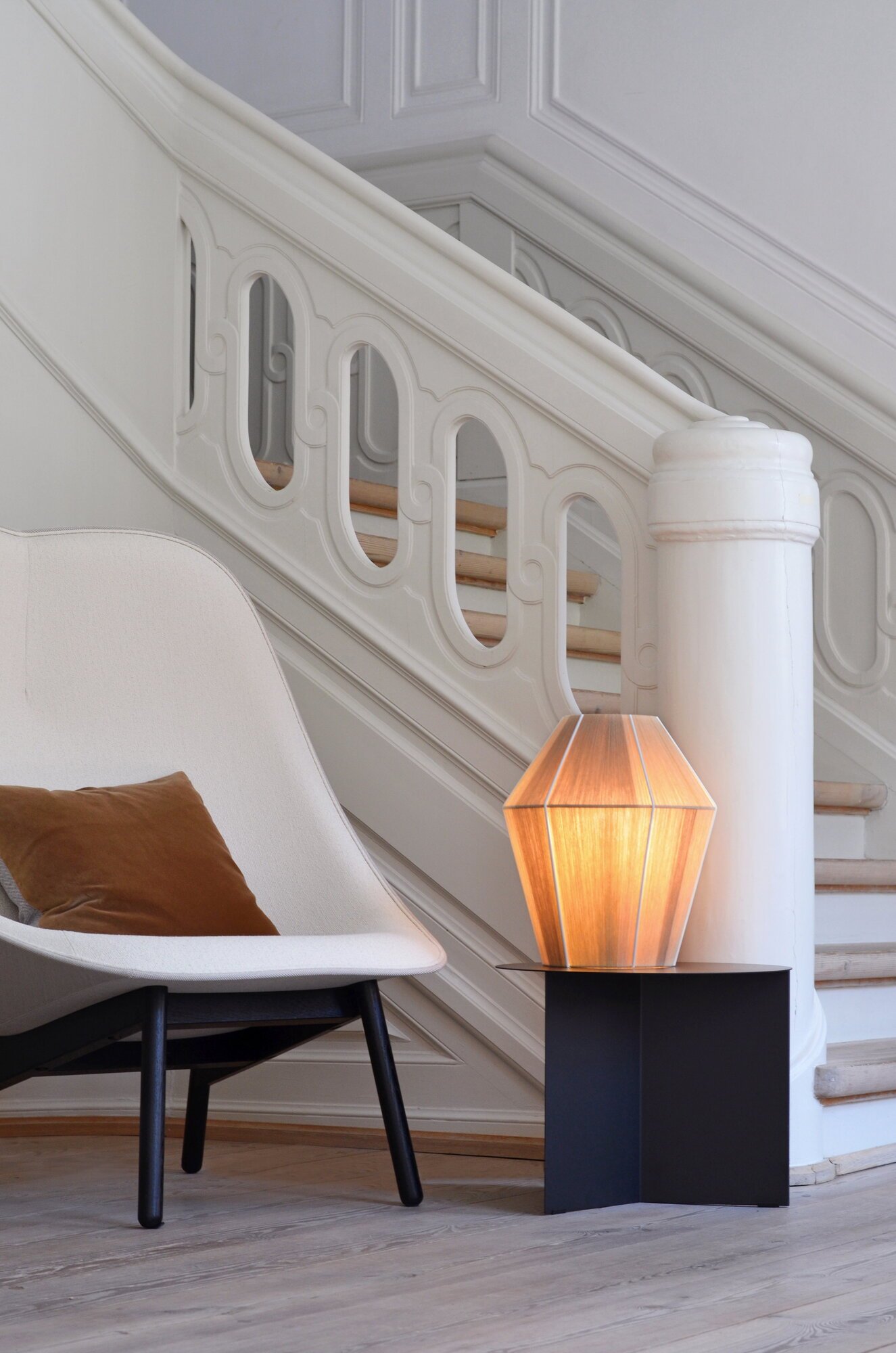 HAY Slit table, 45 cm, black | Finnish Design Shop