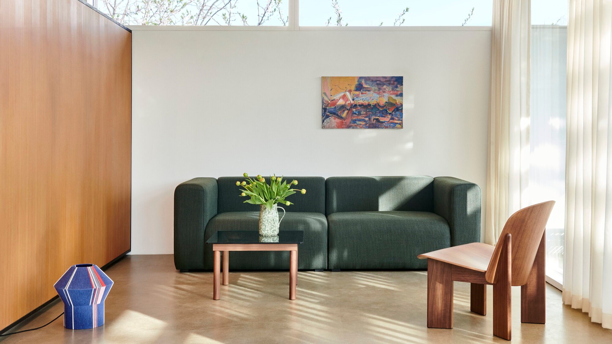 HAY Poltrona Chisel, noce laccato | Finnish Design Shop