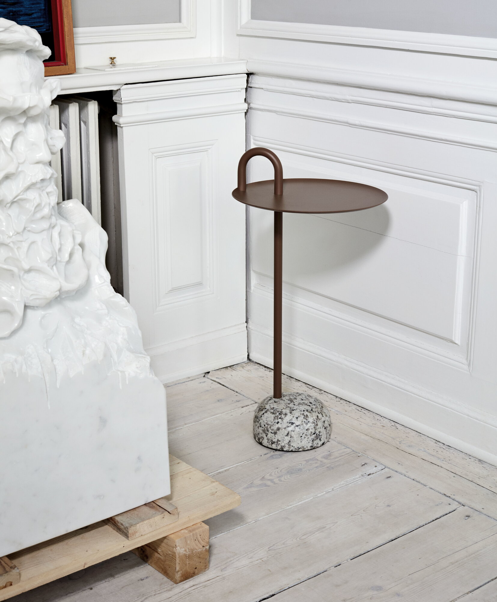 HAY Bowler side table, pale brown | Finnish Design Shop