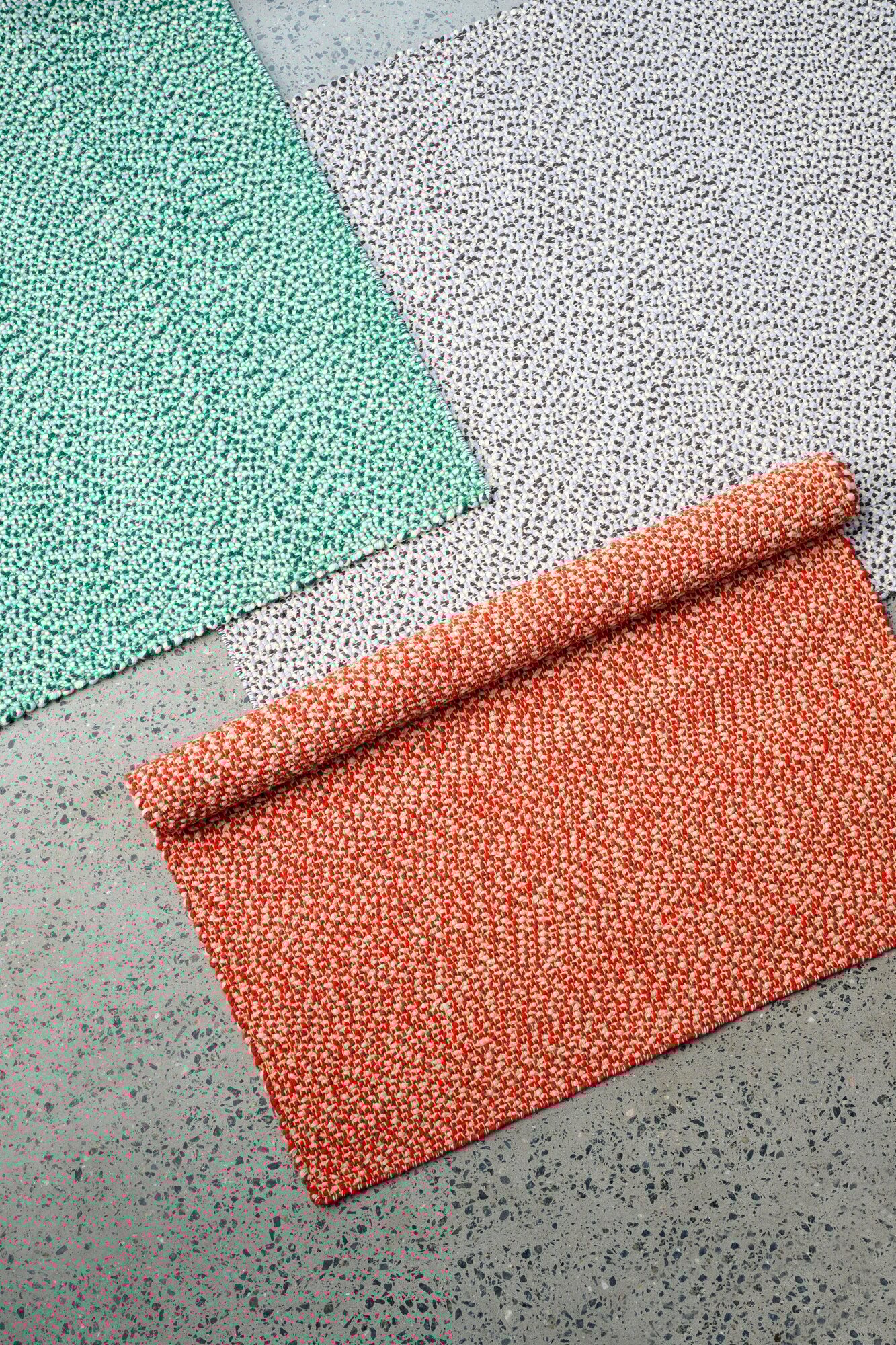 HAY Braided rug, grey | Finnish Design Shop