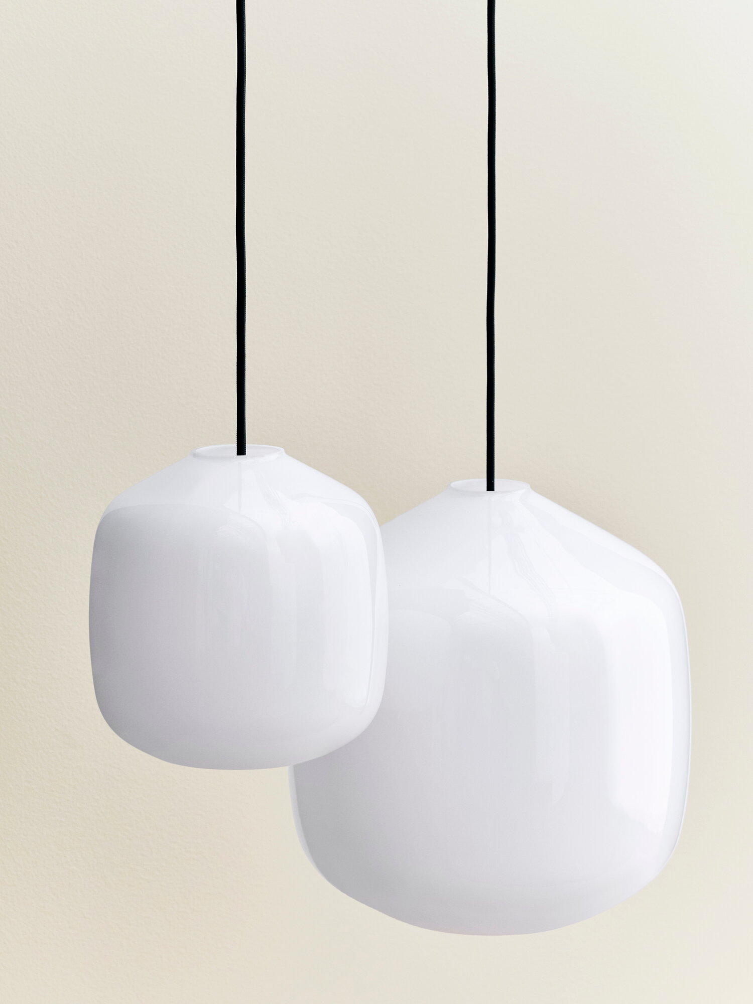 HAY Buoy 300 pendant, soft black cord | Finnish Design Shop