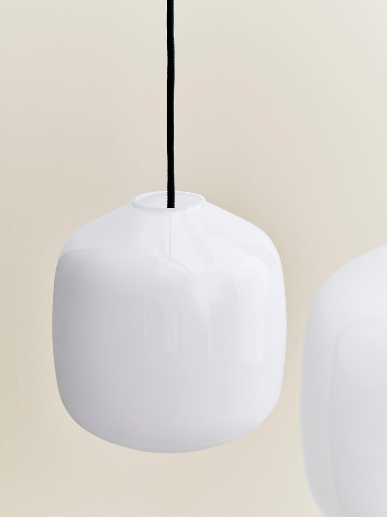 HAY Buoy 200 pendant, soft black cord | Finnish Design Shop