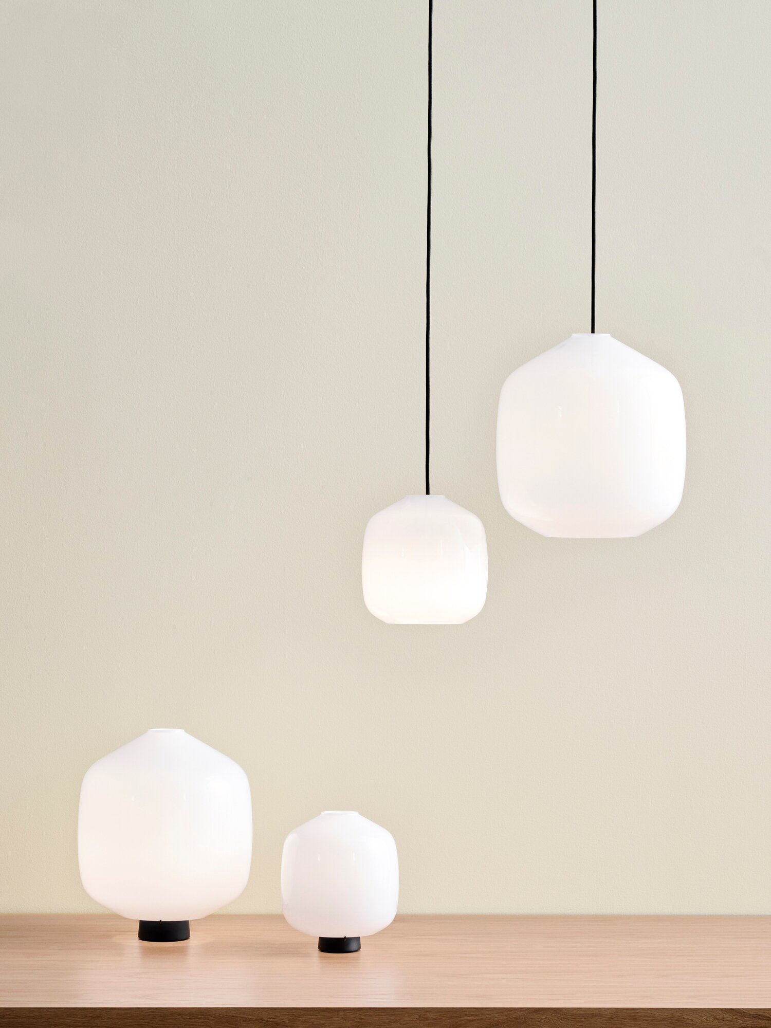 HAY Buoy 300 pendant, soft black cord | Finnish Design Shop