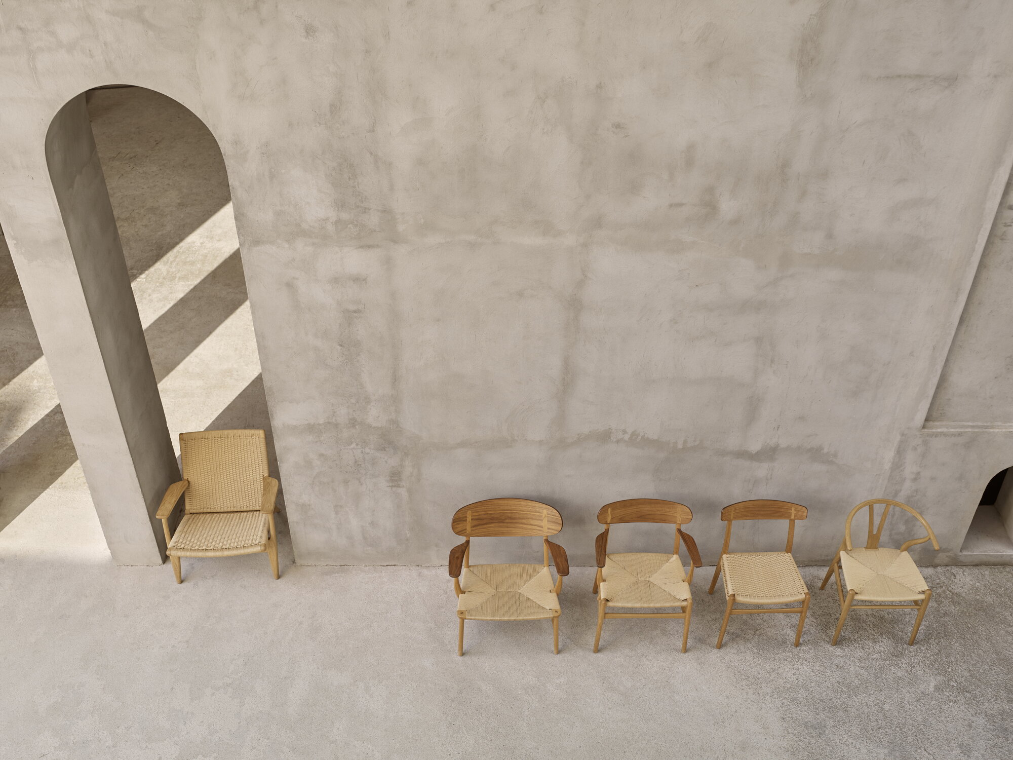 Carl Hansen & Søn CH26 chair, oiled oak - natural cord | Finnish Design ...
