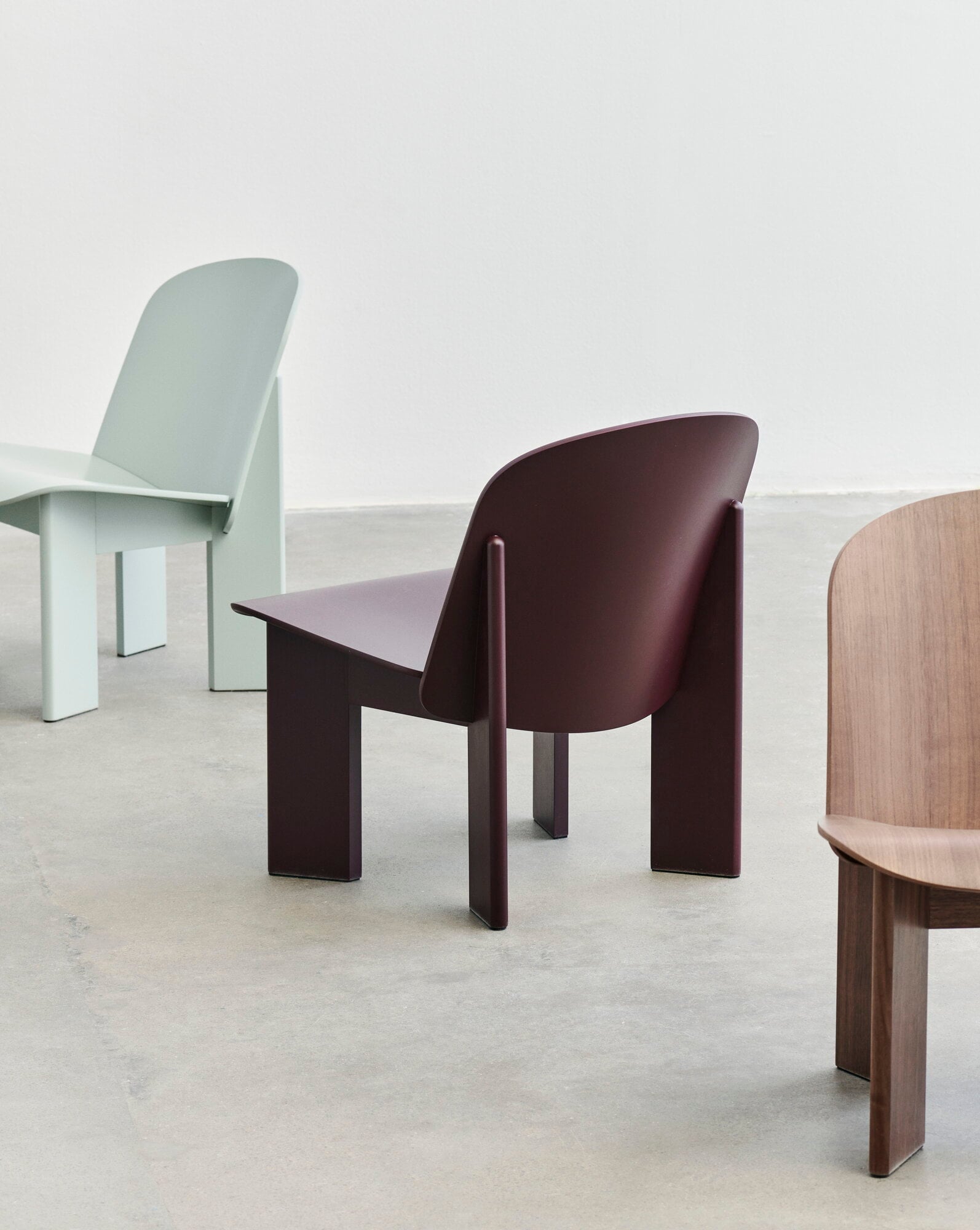 HAY Chisel lounge chair, lacquered walnut | Finnish Design Shop