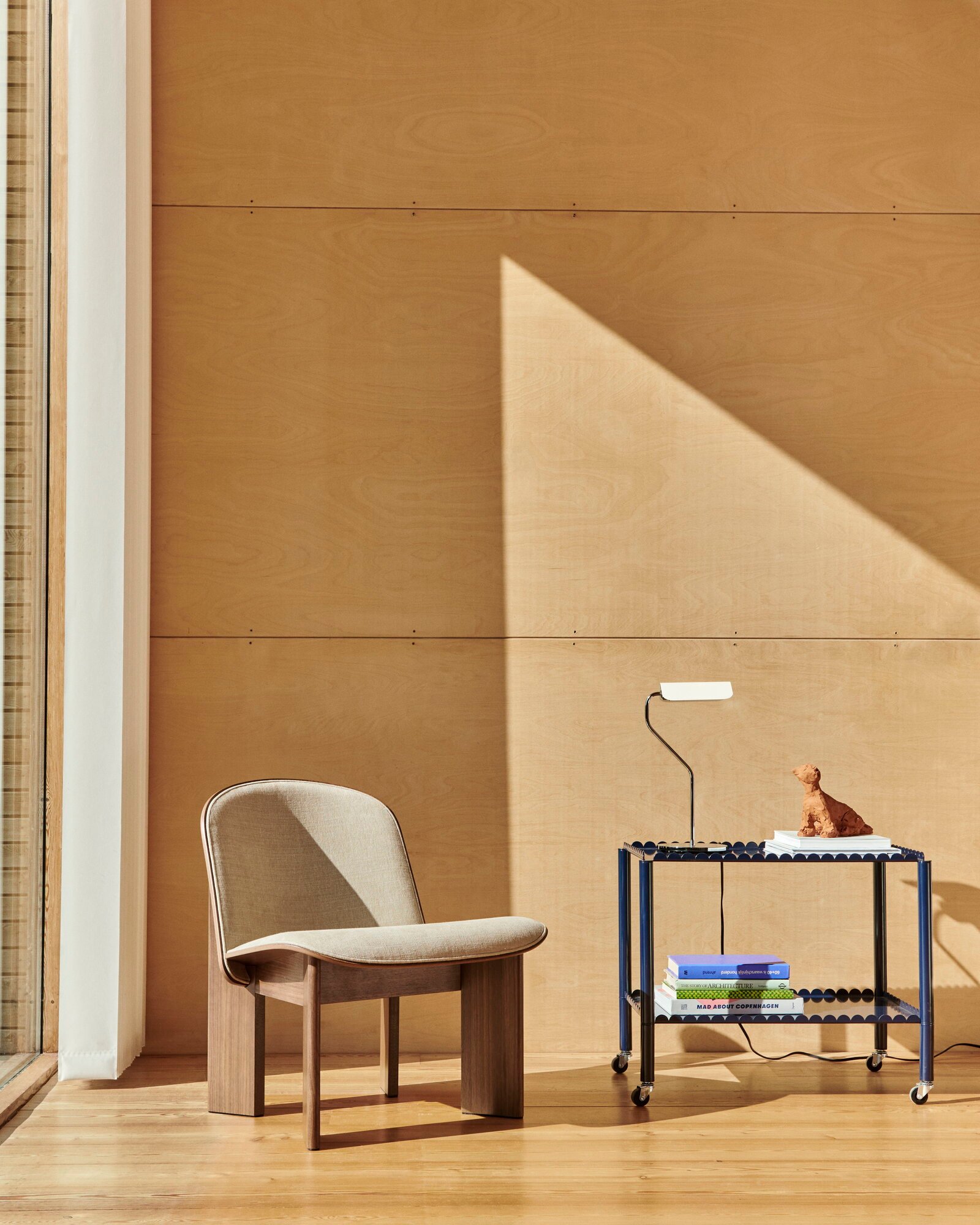 HAY Arcs trolley, low, steel blue | Finnish Design Shop