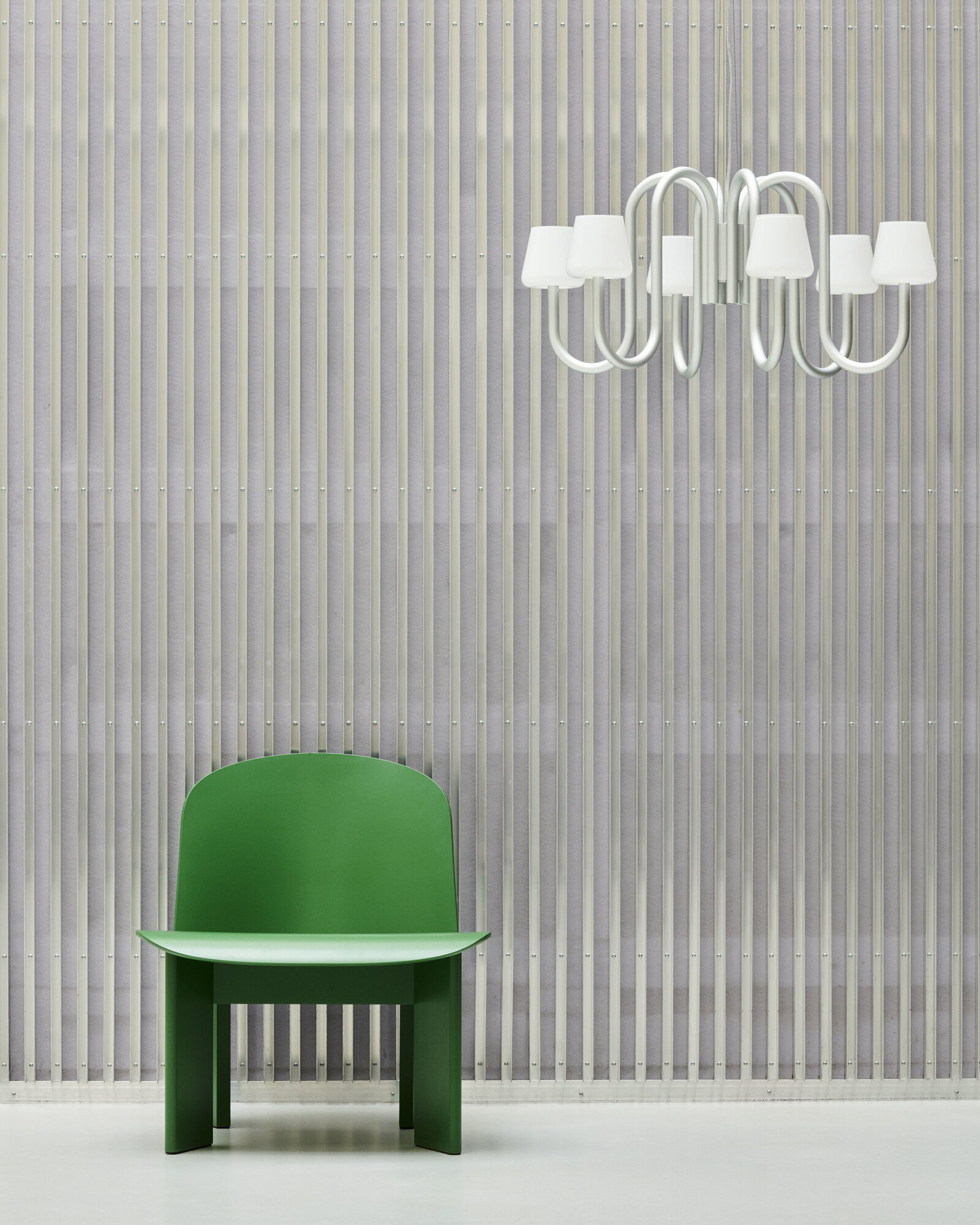 HAY Apollo chandelier 745, white opal glass | Finnish Design Shop