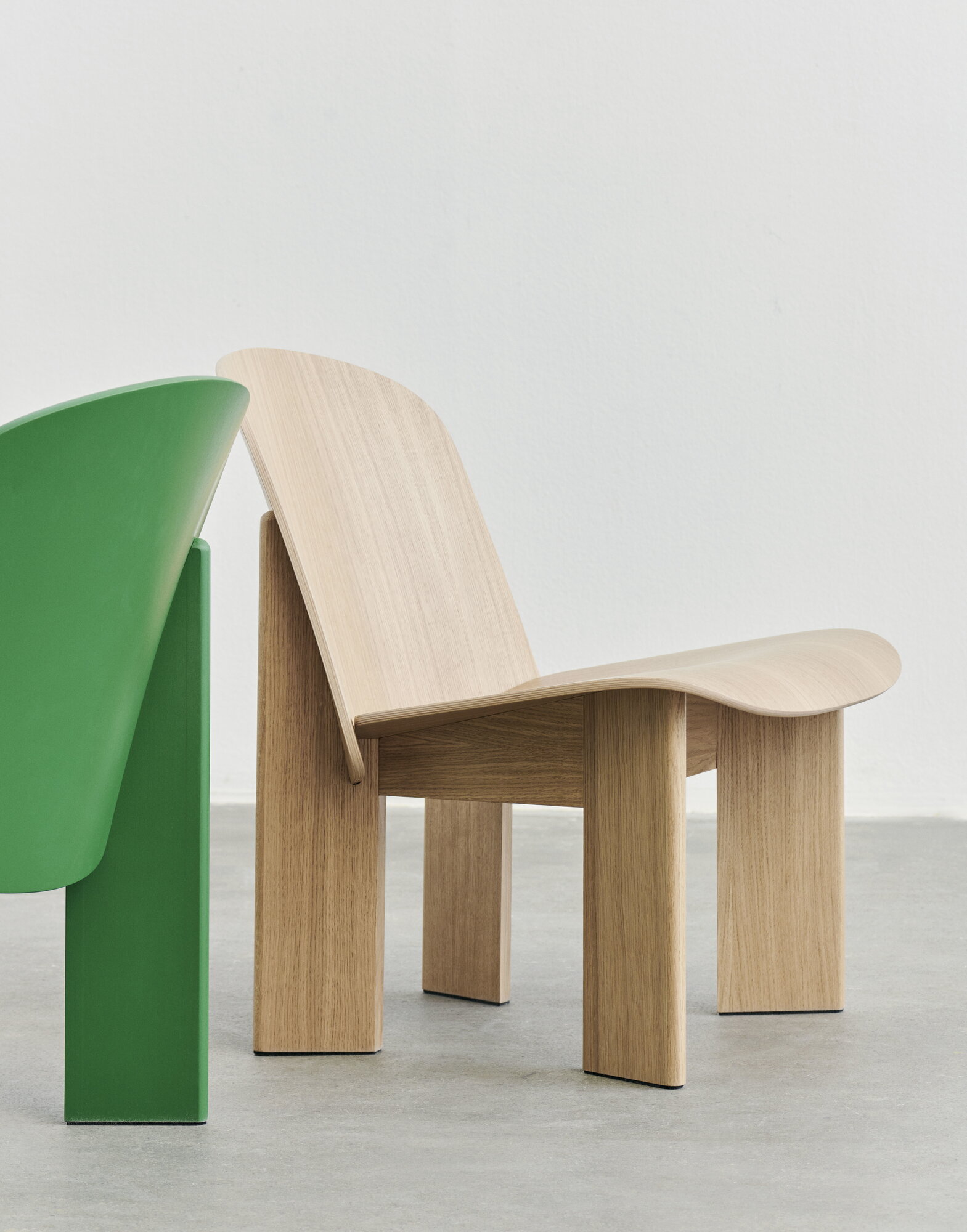 HAY Chisel nojatuoli, lakattu tammi | Finnish Design Shop