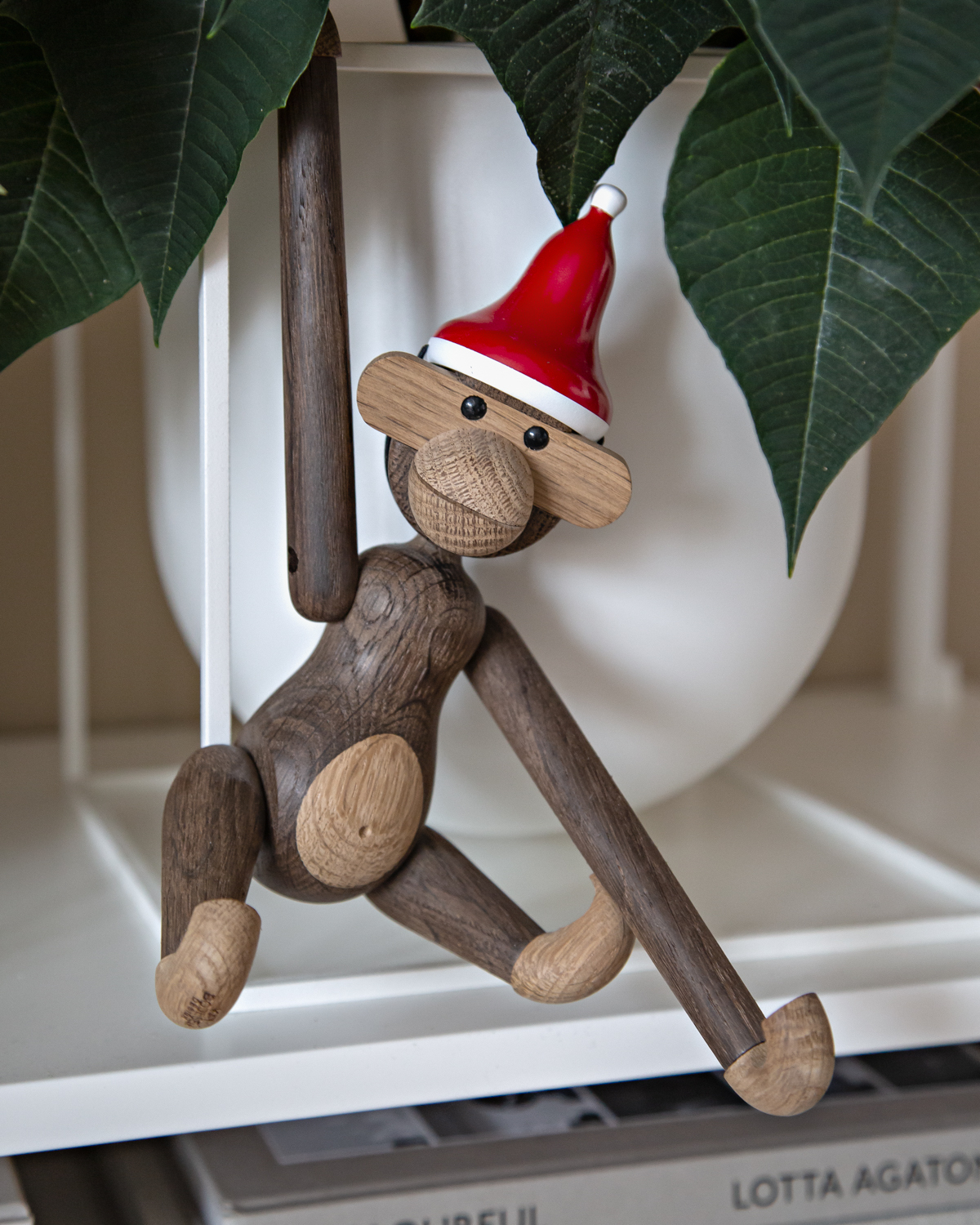 Kay Bojesen Denmark Wooden Monkey, small, smoked oak | Finnish Design Shop