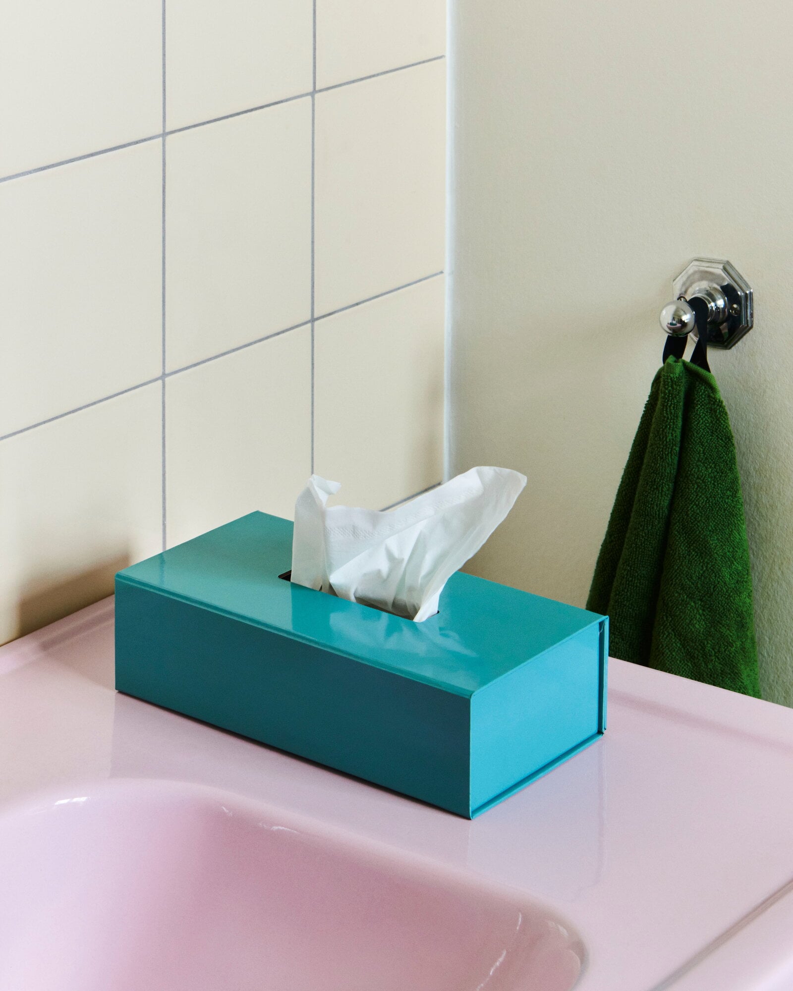 HAY Toalla de mano Mono, 50 x 90 cm, matcha | Finnish Design Shop