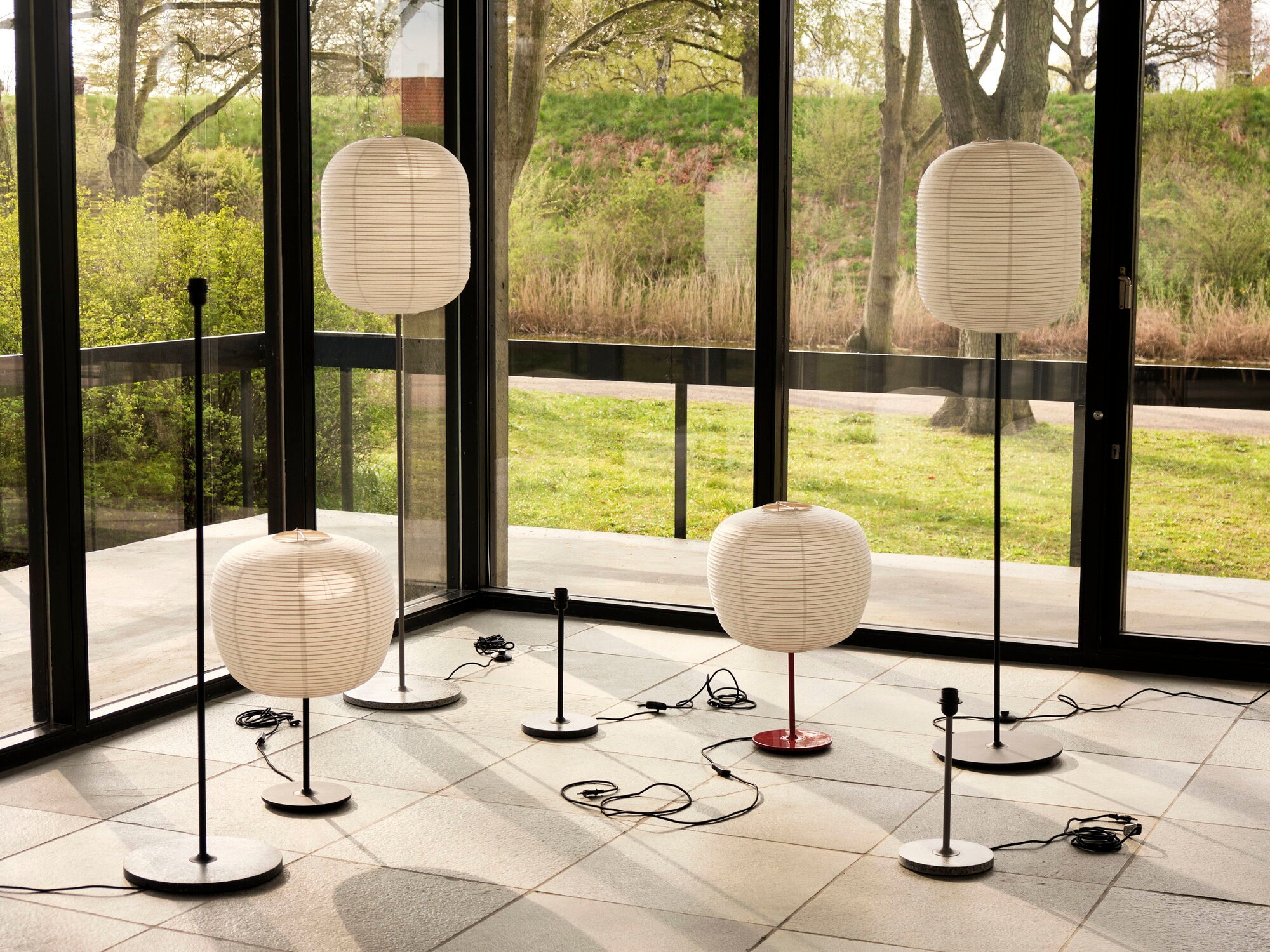 HAY Common floor lamp base, soft black steel | Finnish Design Shop