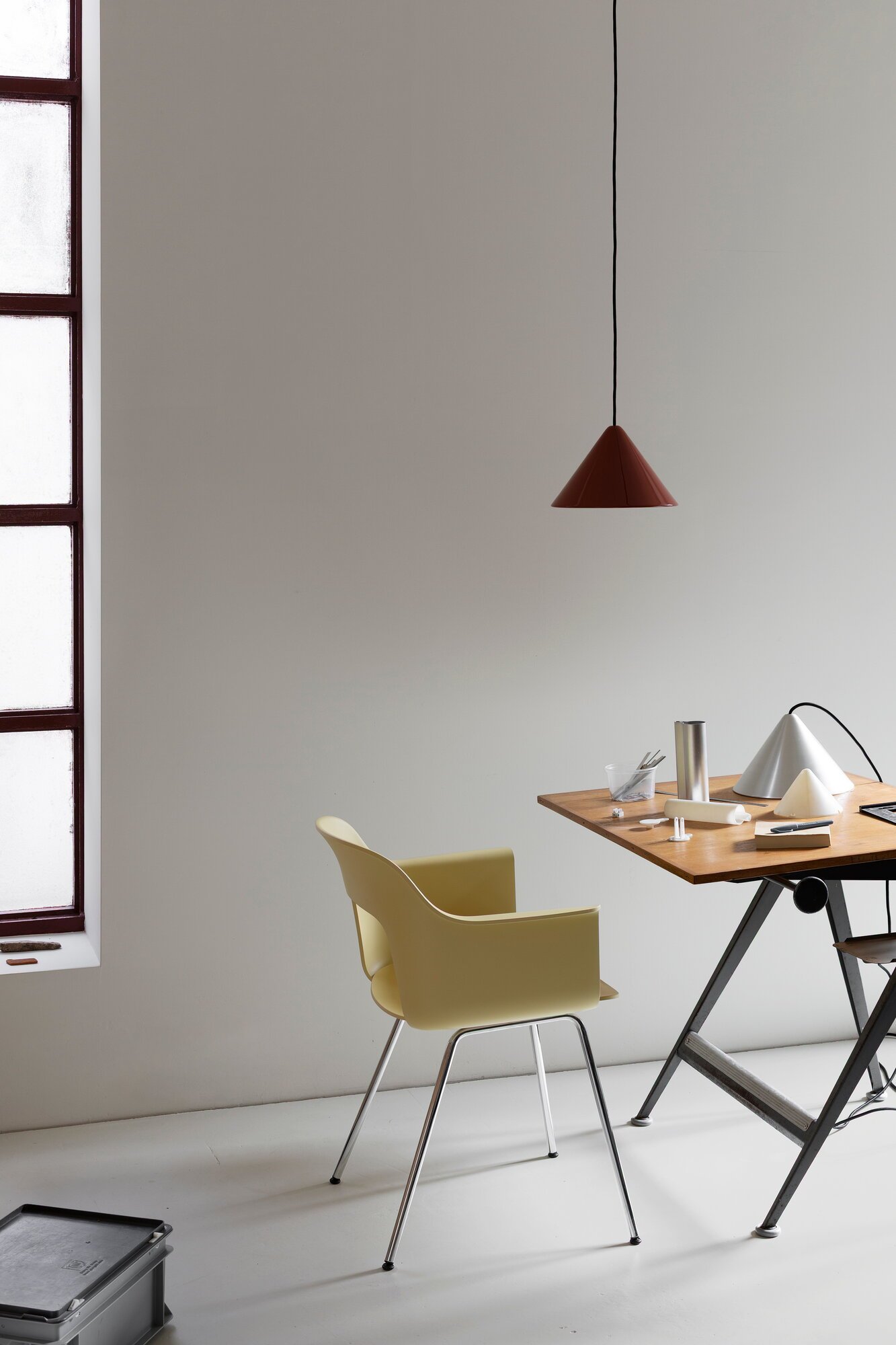 HAY Compass pendant, 260, brushed aluminium | Finnish Design Shop