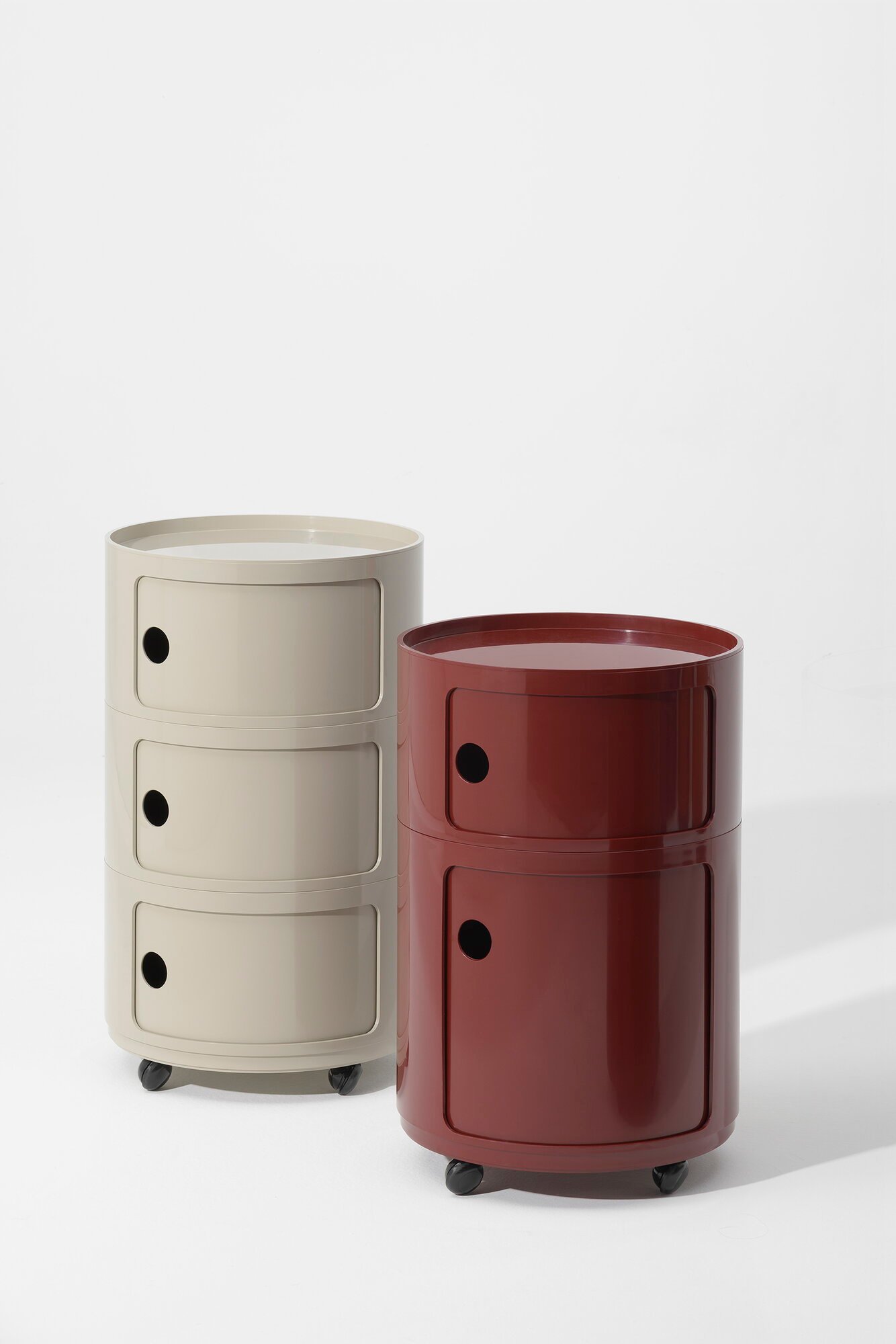 Kartell Componibili Big unité de rangement, 3 modules, taupe | Finnish ...