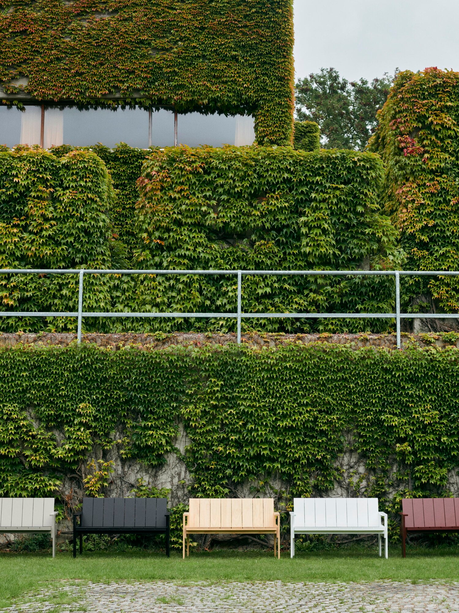 HAY Crate dining bench, lacquered pine | Finnish Design Shop UK