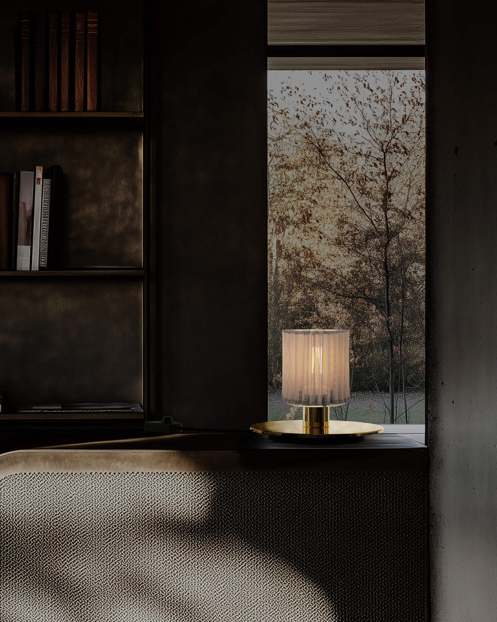 DCWéditions In the Sun 220 table lamp, gold - silver | Finnish Design Shop