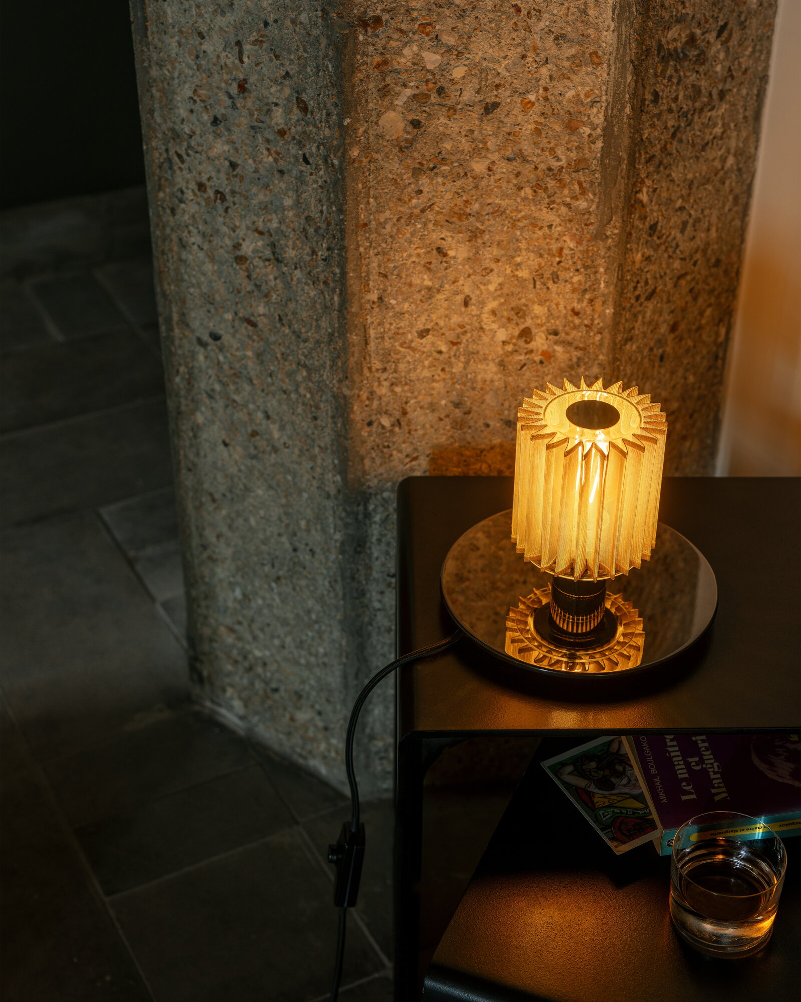 DCWéditions In the Sun 220 table lamp, silver - gold | Finnish Design Shop