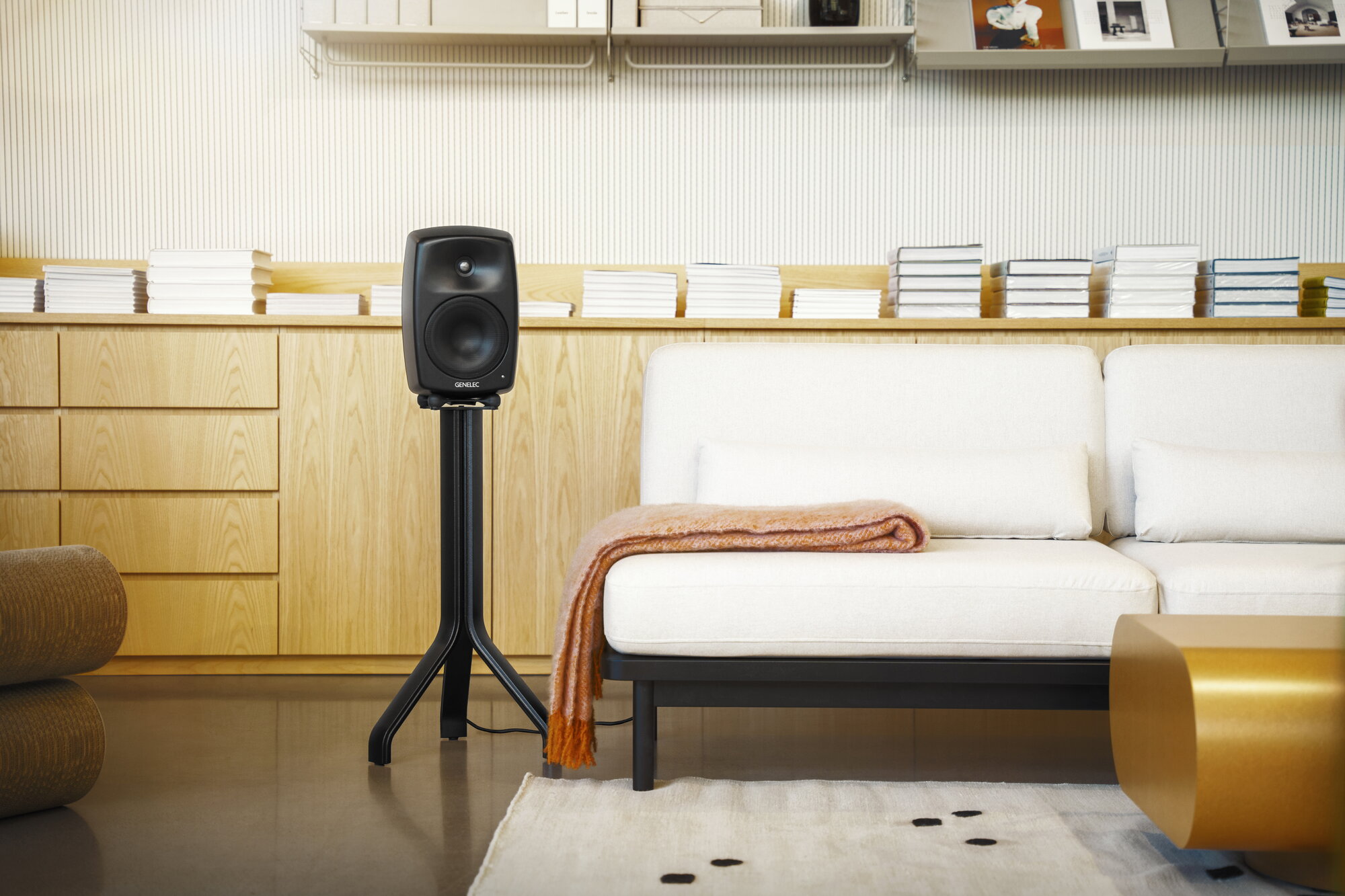 Genelec Triol speaker stand, black | Finnish Design Shop