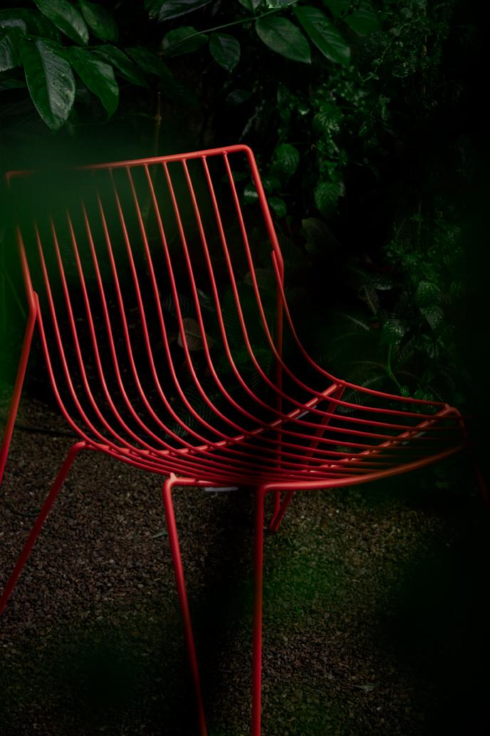 Massproductions Tio easy chair, pure red | Finnish Design Shop