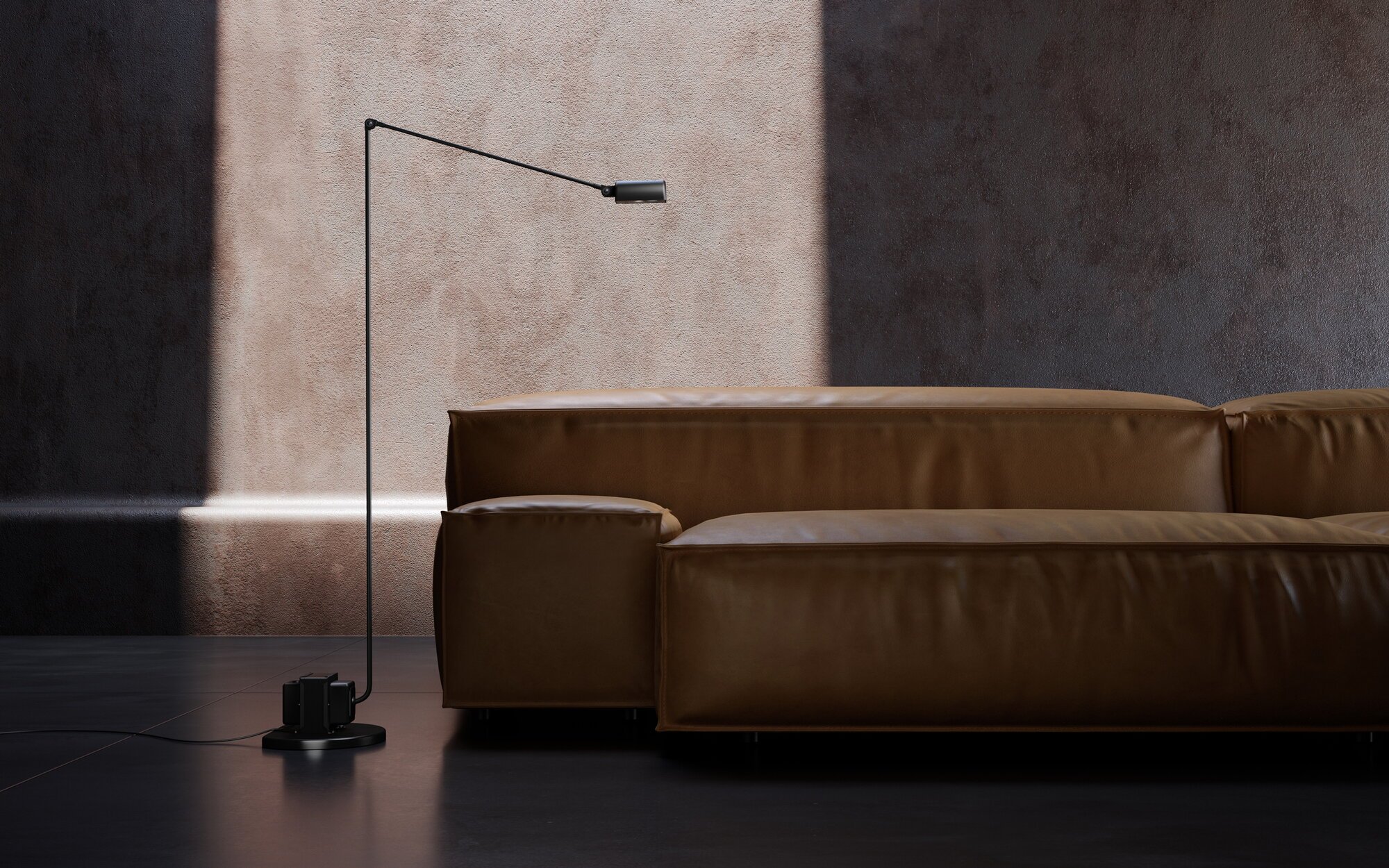 Lumina Daphine Terra floor lamp, black soft-touch | Finnish Design Shop