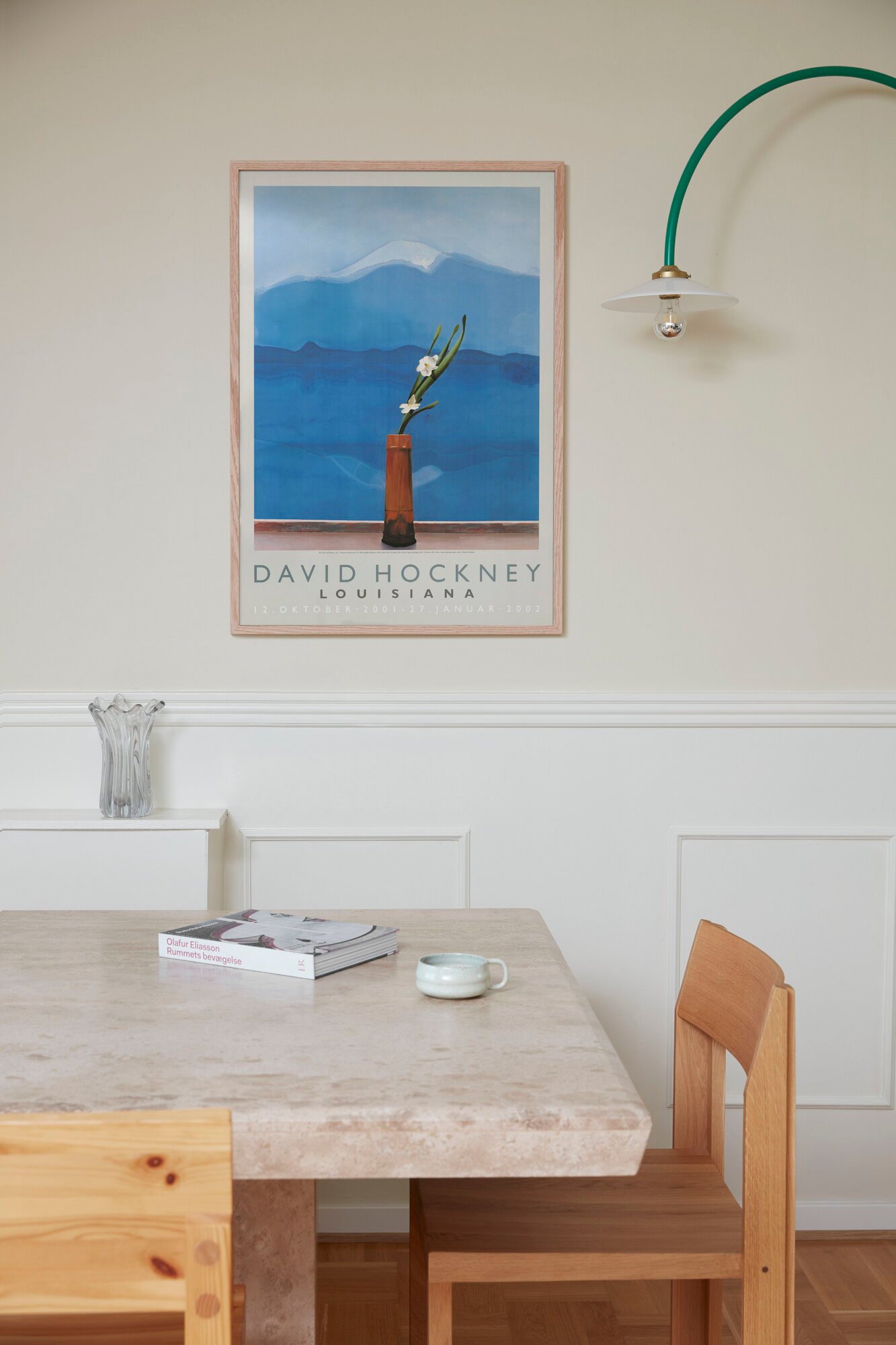 Louisiana Museum of Modern Art David Hockney - Mt. Fuji and Flowers, affiche A1 | Finnish Design ...