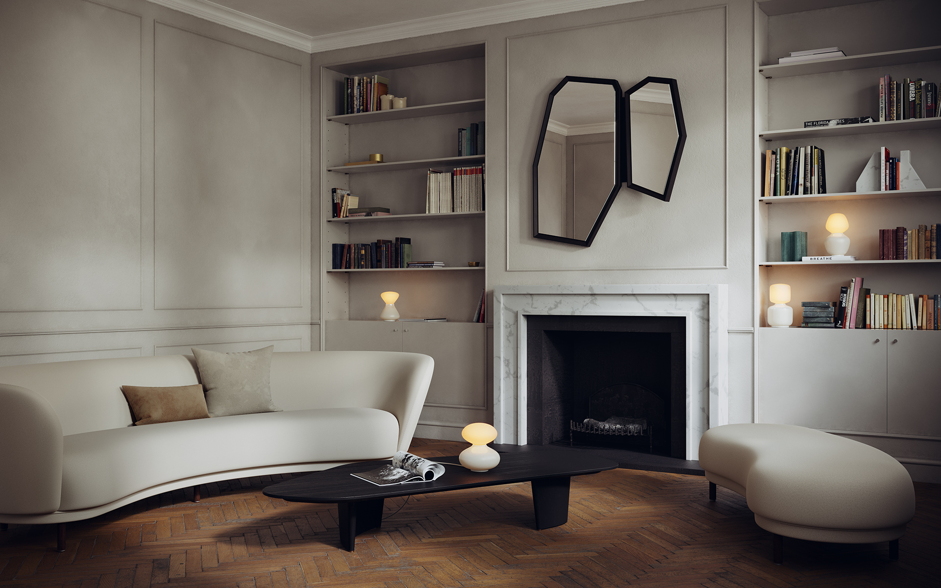 Tala Reflection Enno table lamp, white | Finnish Design Shop