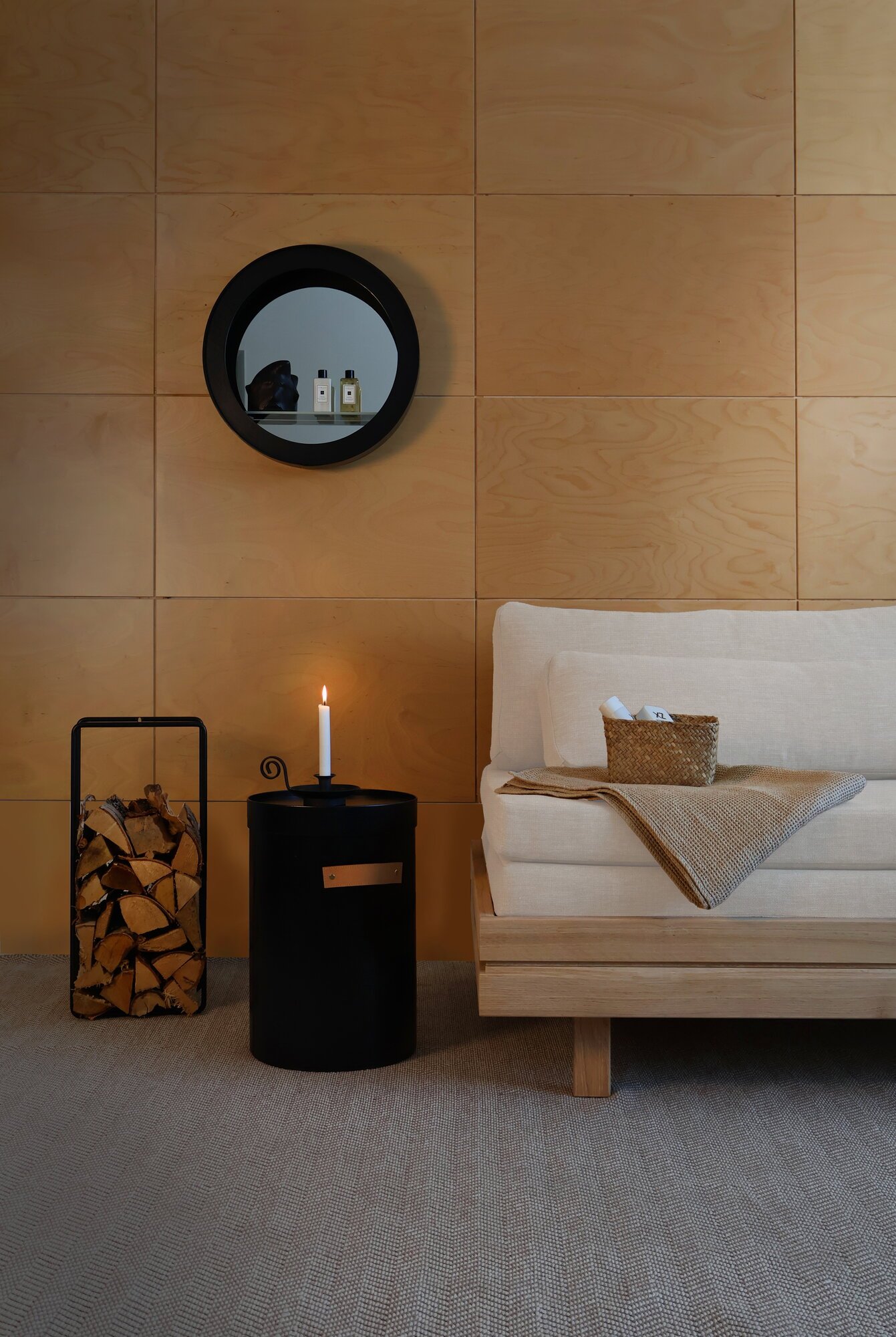 Tapio Anttila Collection Day&Night sofa bed, oak - light beige Diamonds ...