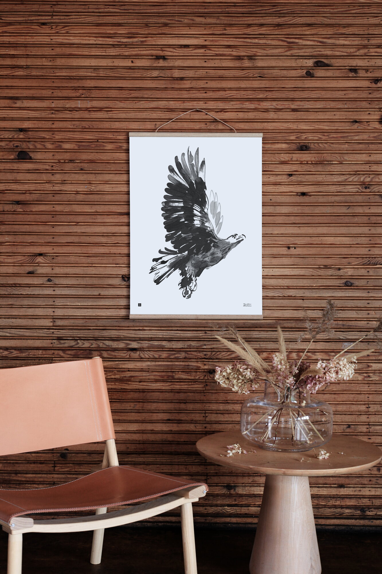 Teemu Järvi Illustrations Eagle poster, 50 x 70 cm | Finnish Design Shop