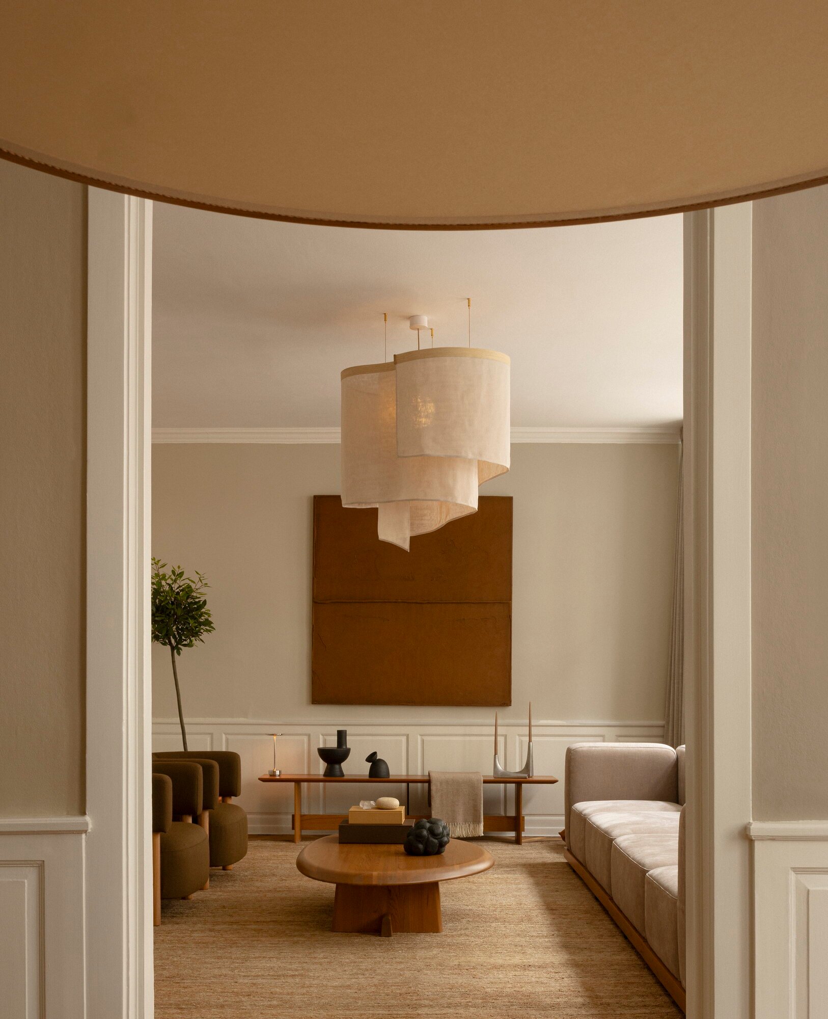 Karimoku Case N-CT04 coffee table, 83 x 125,5 cm, lacquered Keyaki ...