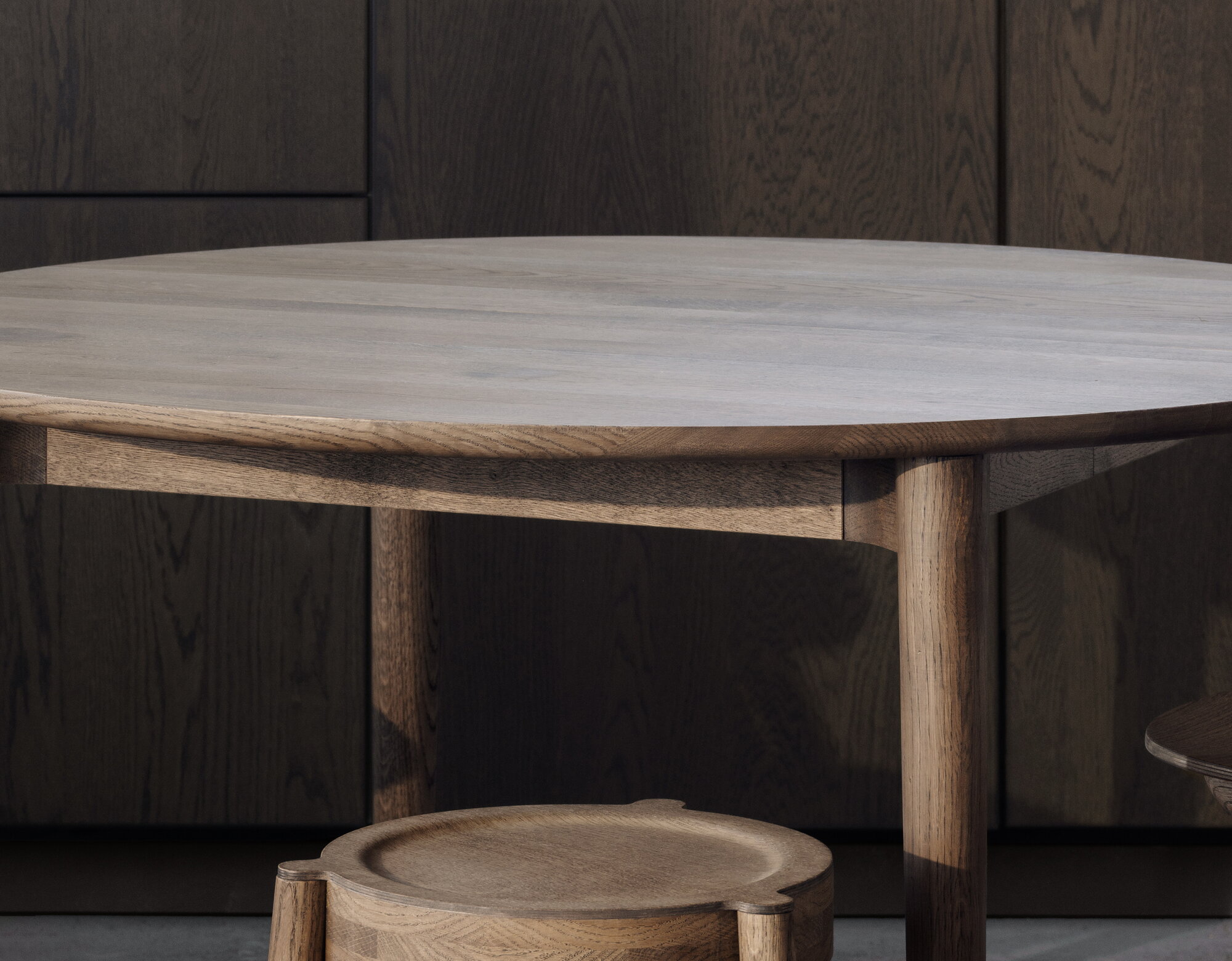 Northern Expand dining table, 120 cm, extendable, smoked oak | Finnish ...