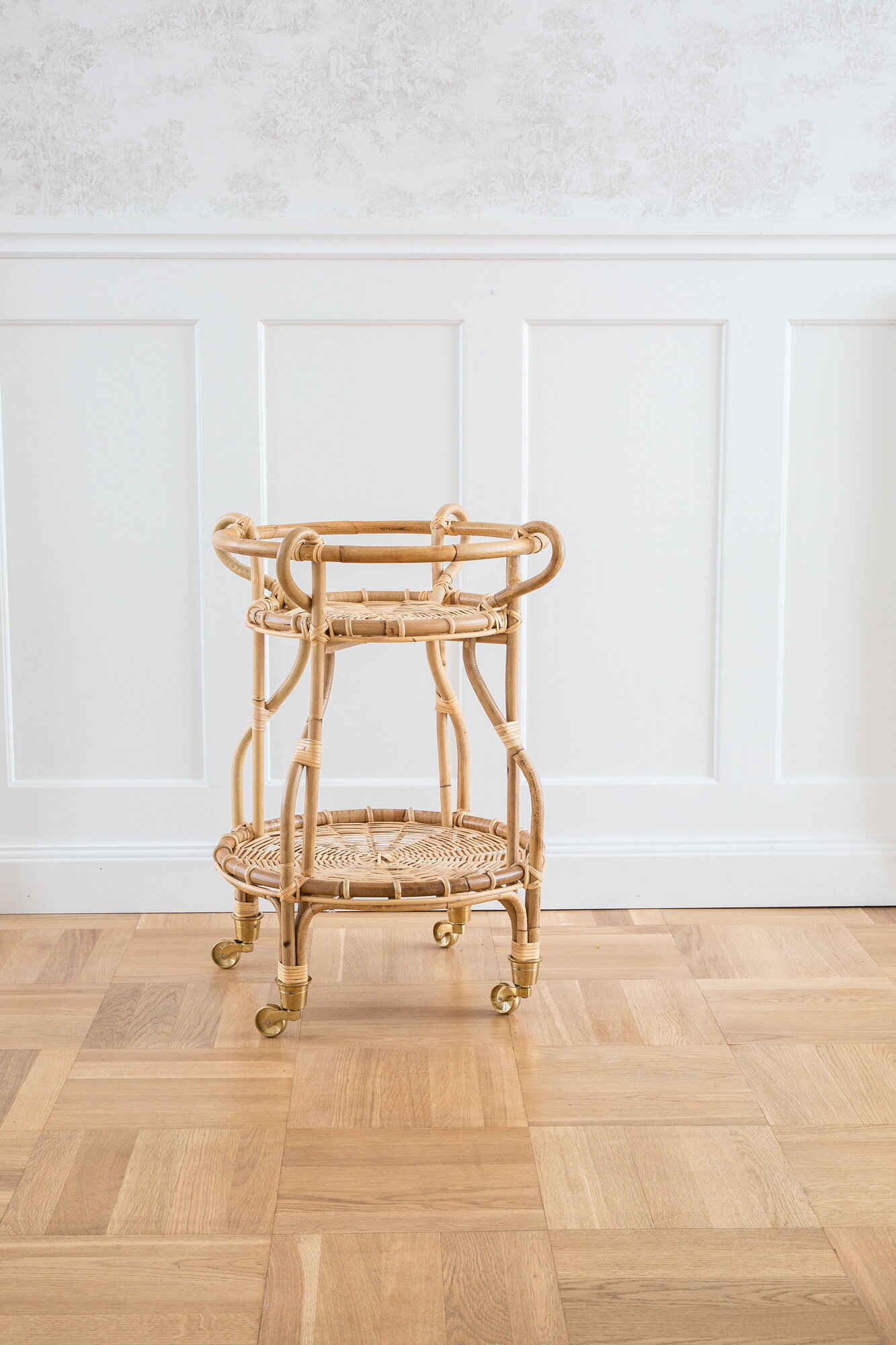 Sika-Design Fratellino trolley, natural rattan | Finnish Design Shop