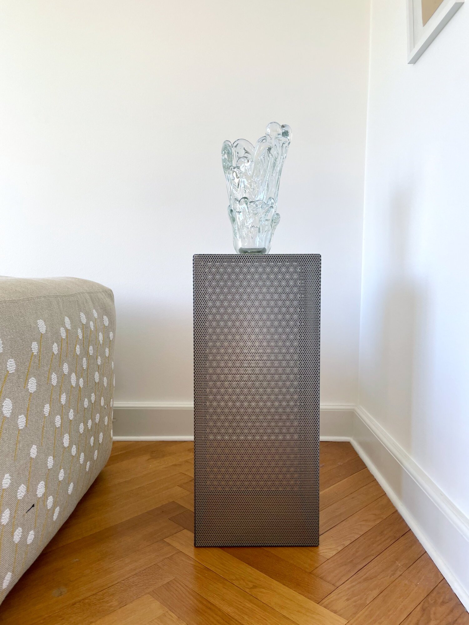 Fólk Reykjavík Venti Platform side table, galvanized | Finnish Design Shop