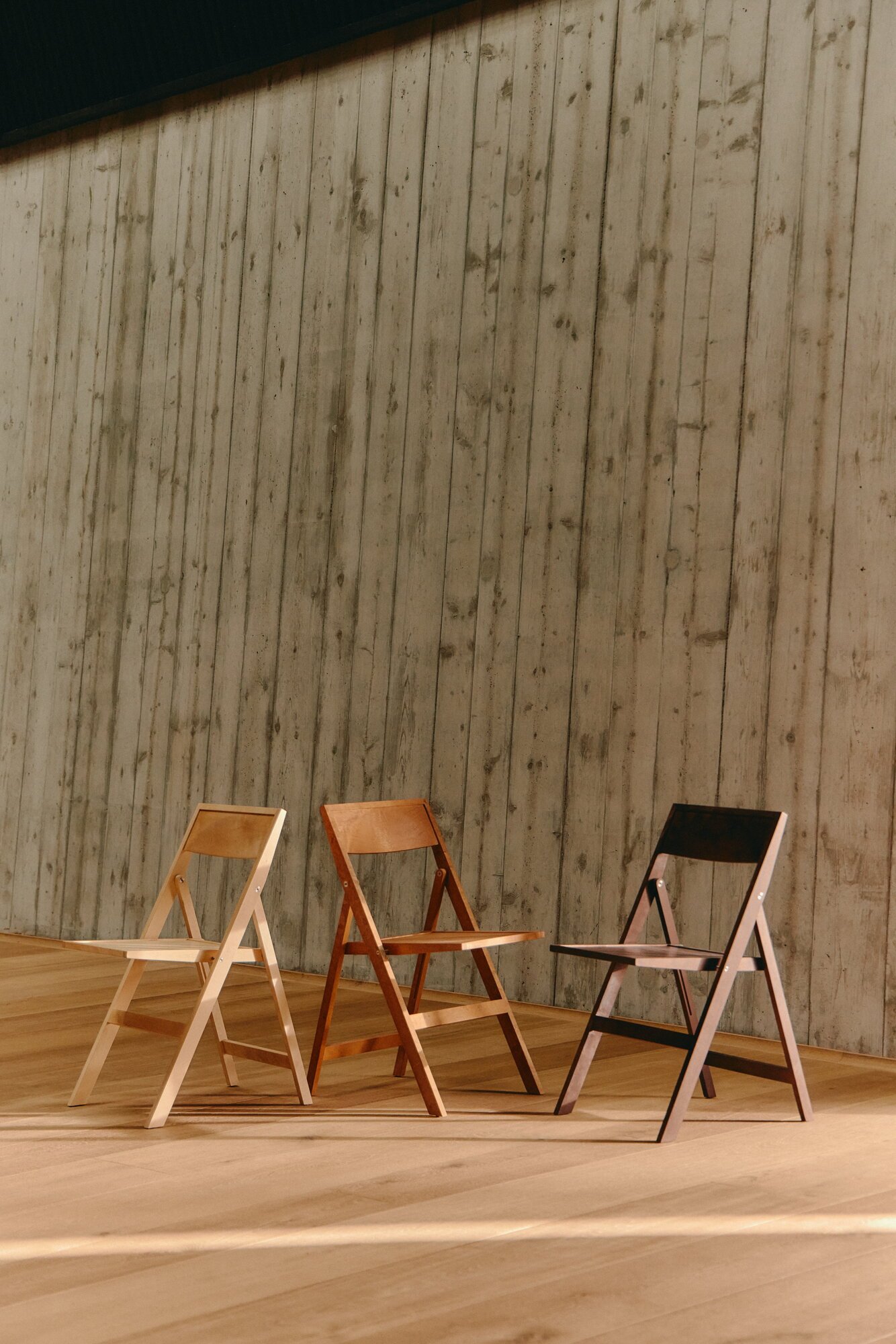 Frama Folding Flat Chair, warm brown birch | Finnish Design Shop