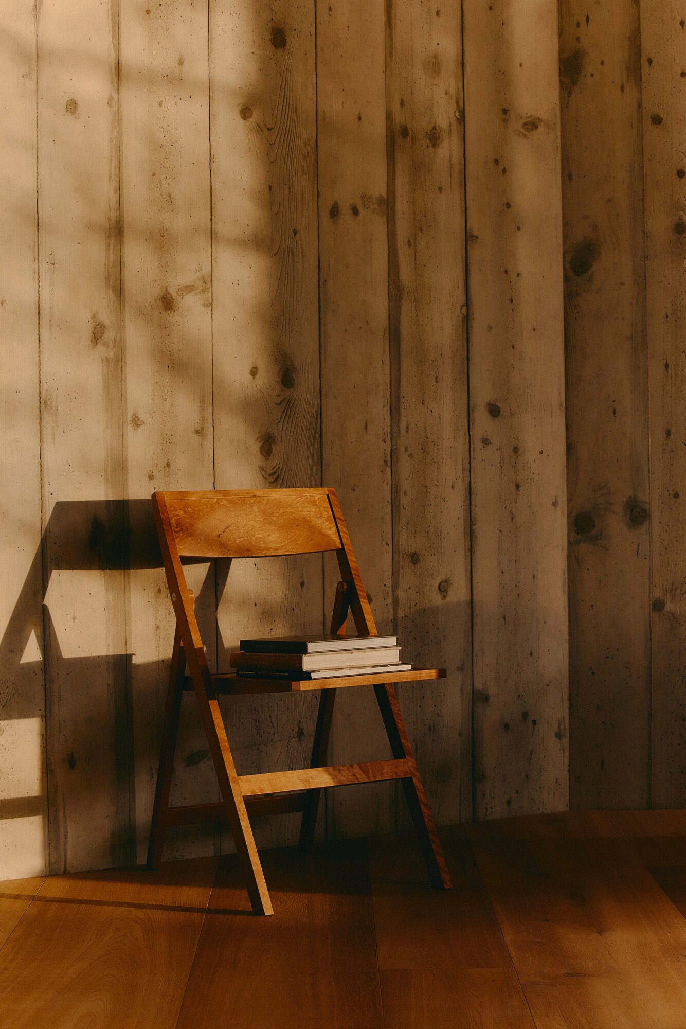 Frama Folding Flat Chair, warm brown birch | Finnish Design Shop