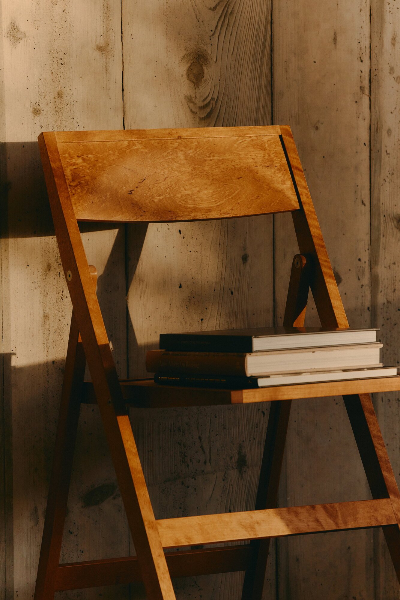Frama Folding Flat Chair, warm brown birch | Finnish Design Shop