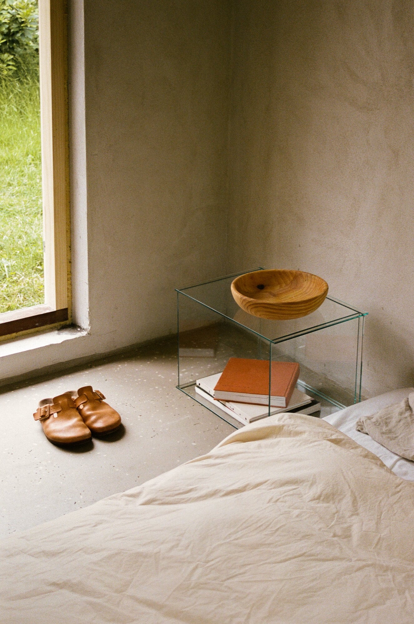 Frama Rivet Box table, clear glass | Finnish Design Shop