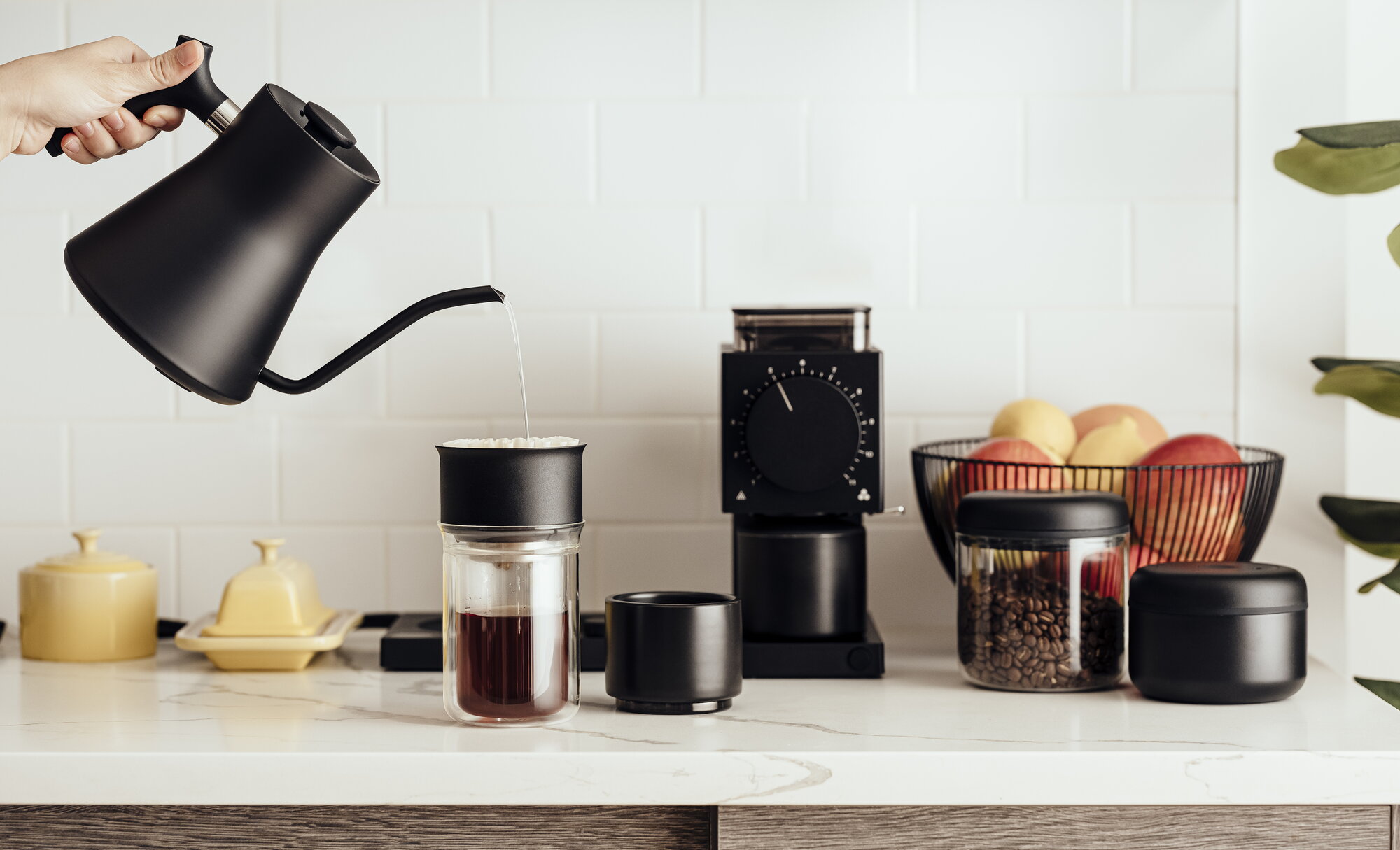 Fellow Stagg X pour-over coffee set with tasting glass | Finnish Design ...