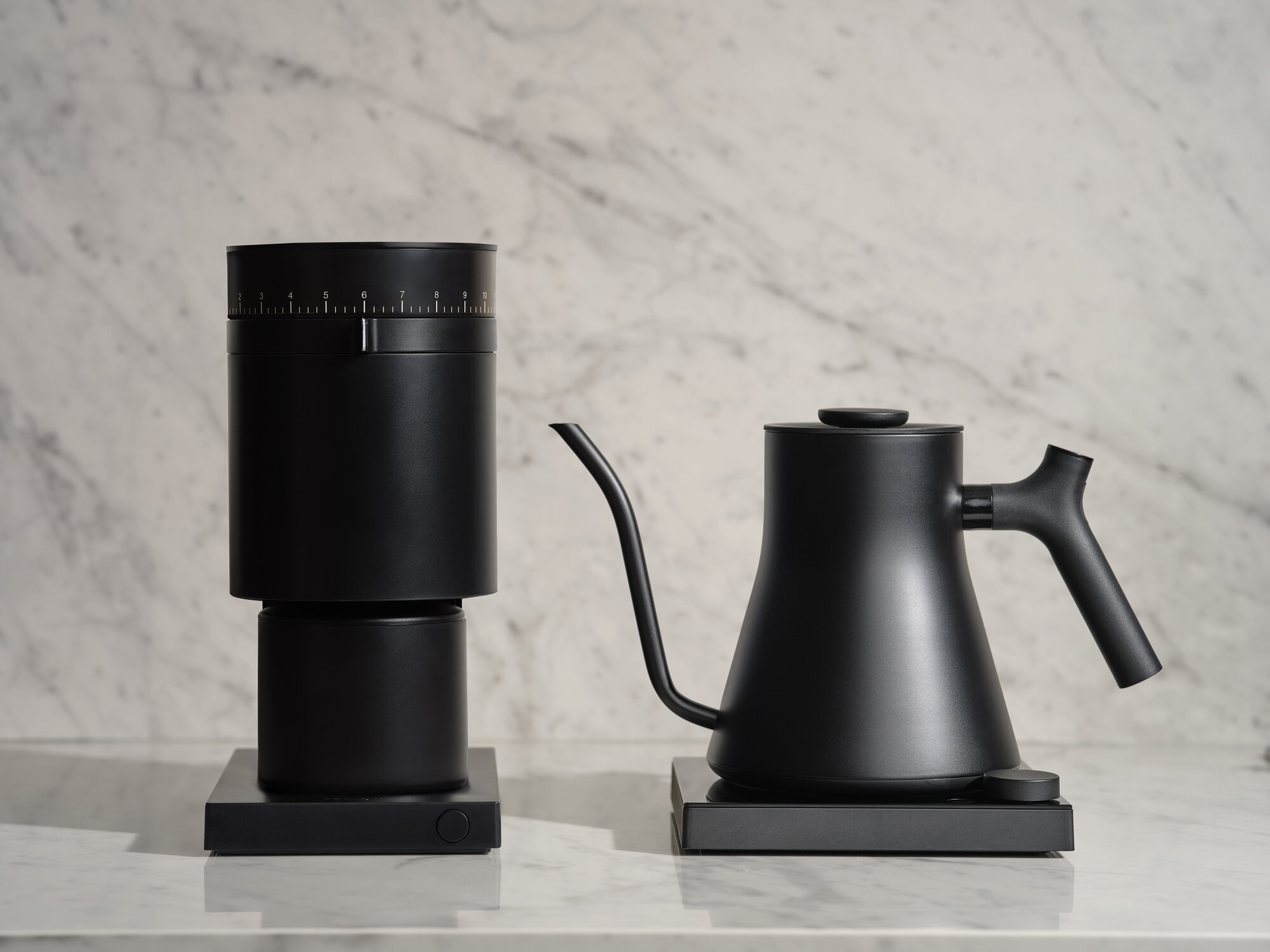 Fellow Opus Conical kahvimylly, matta musta | Finnish Design Shop
