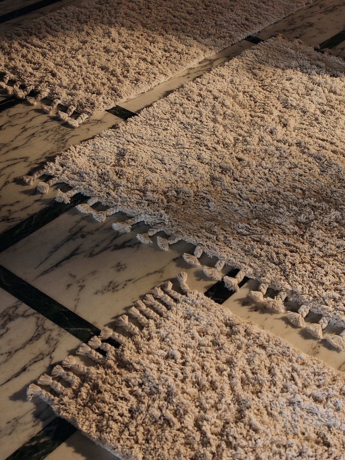 Ferm Living Amass Long Pile mat, 50 x 70 cm, off-white | Finnish Design ...