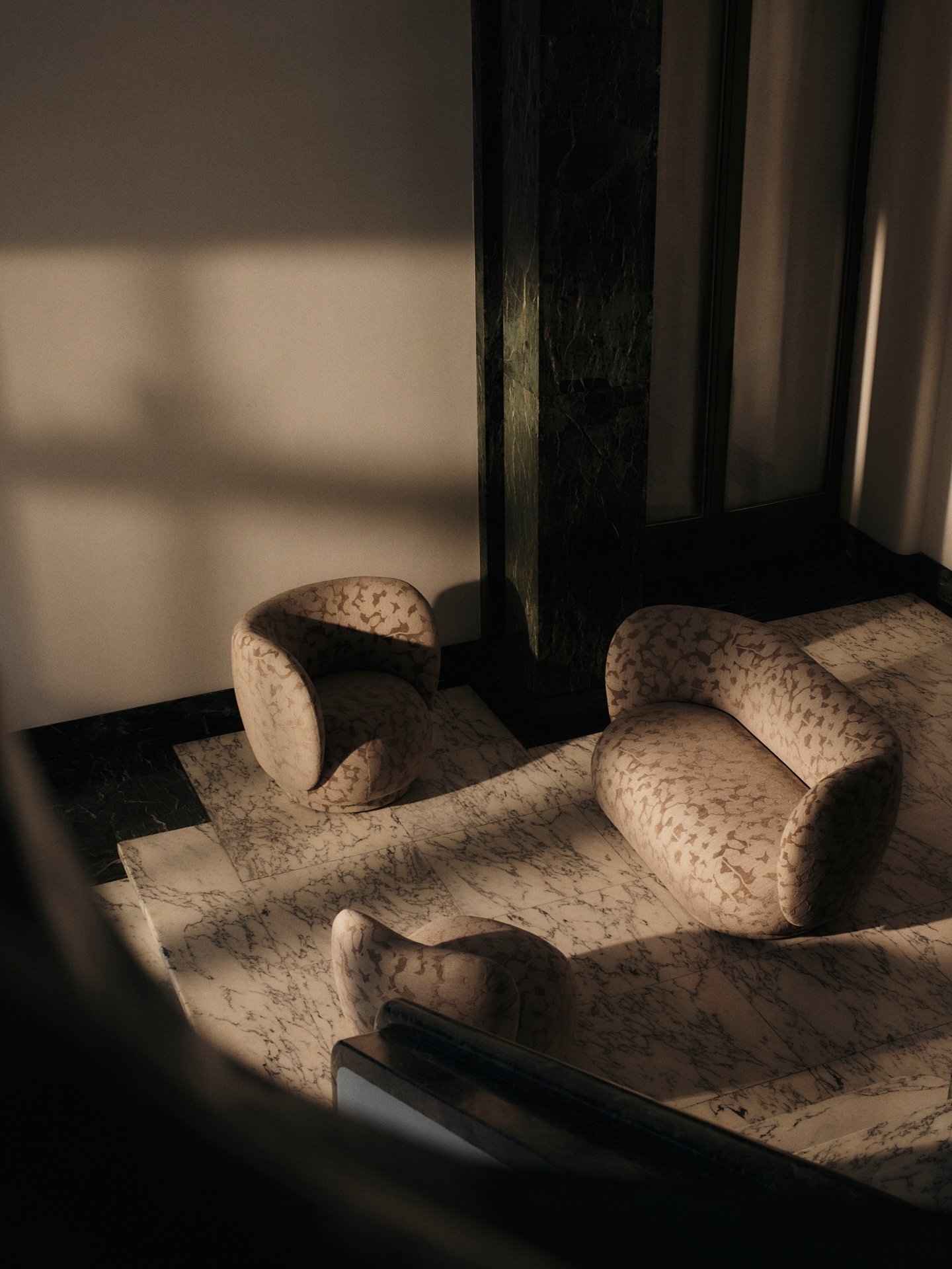 Ferm Living Rico Piccolo fauteuil lounge, Cilla Taupe | Finnish Design Shop