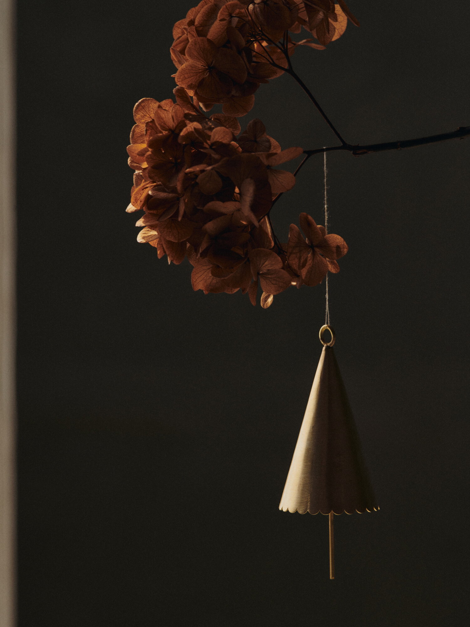 Ferm Living Cone bells, set of 2, brass | Finnish Design Shop