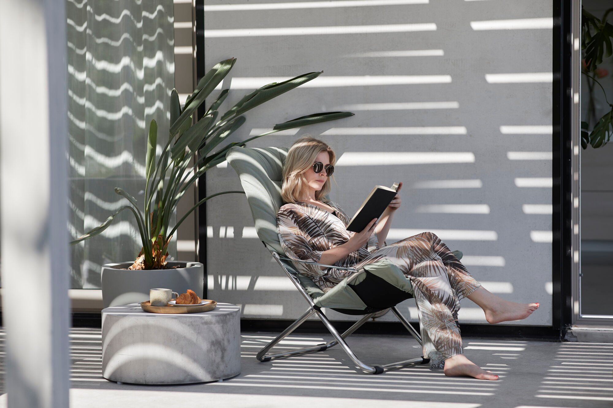 Fiam Fiesta Soft Outdoor lepotuoli, alumiini - salvian vihreä | Finnish Design Shop